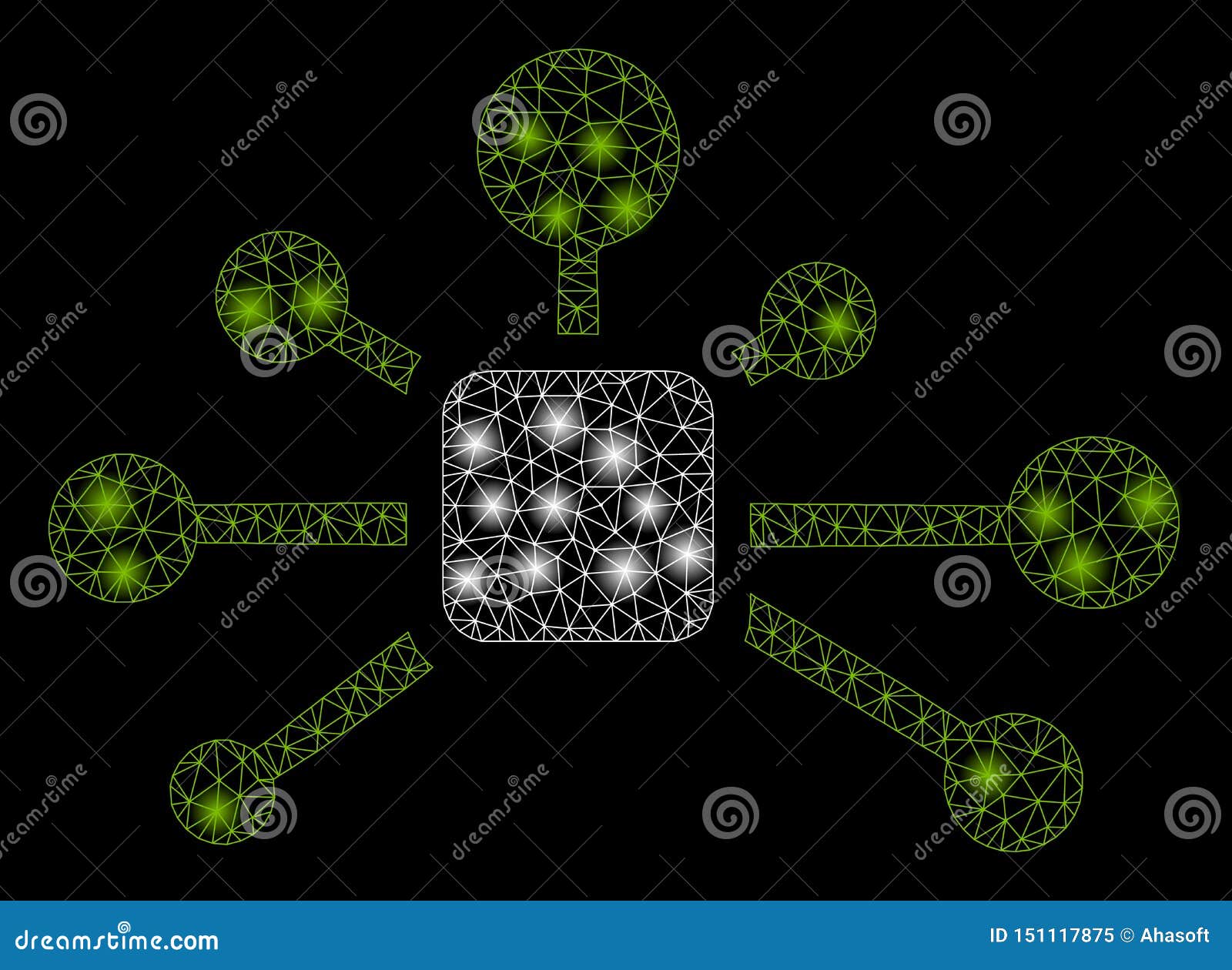 Flare Mesh Wire Frame Connection Relations with Flare Spots Stock ... Flare Mesh Wire Frame Connection Relations with Flare Spots Stock ...