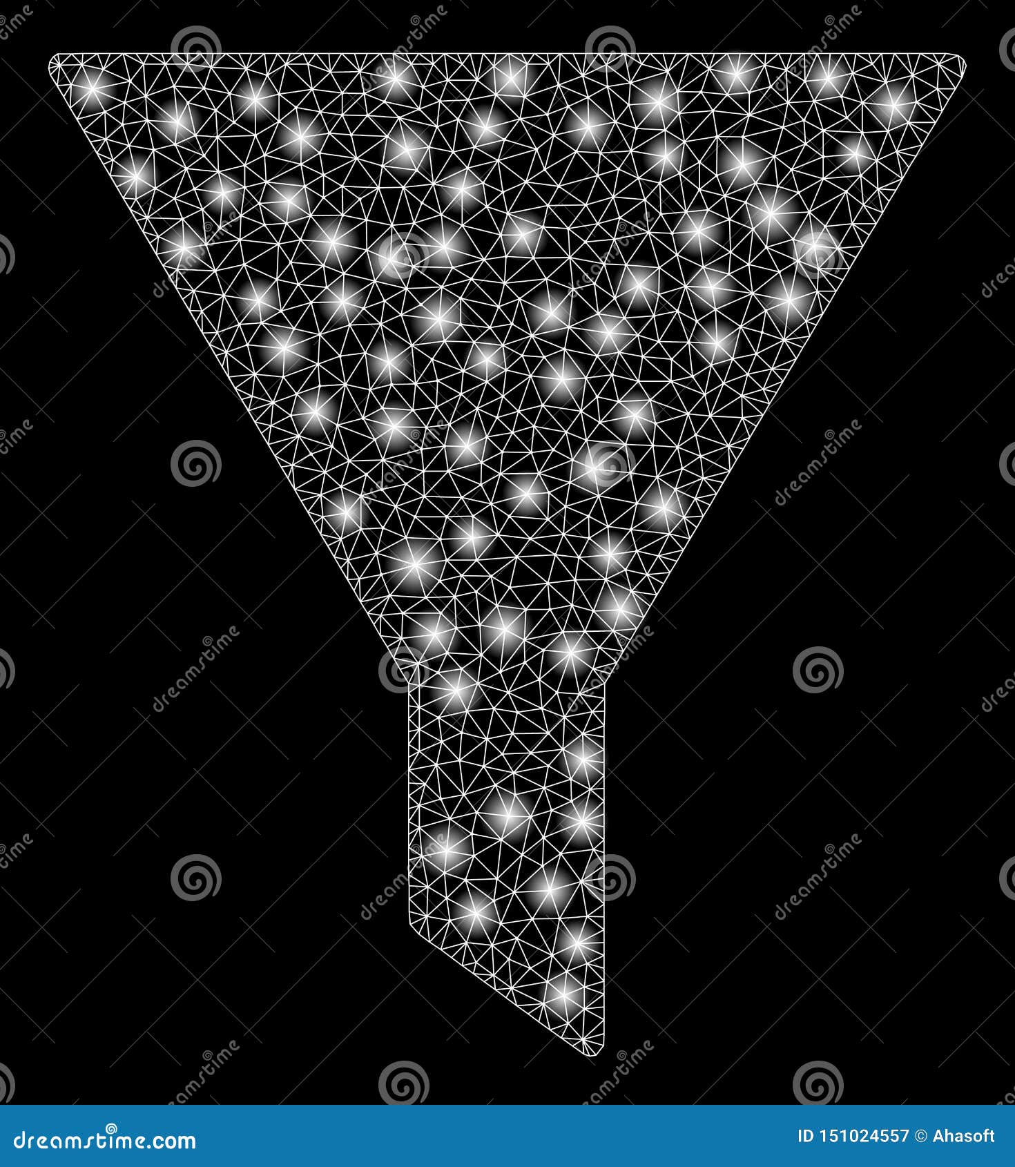 Flare Mesh Wire Frame Filter with Flare Spots Stock Vector ...