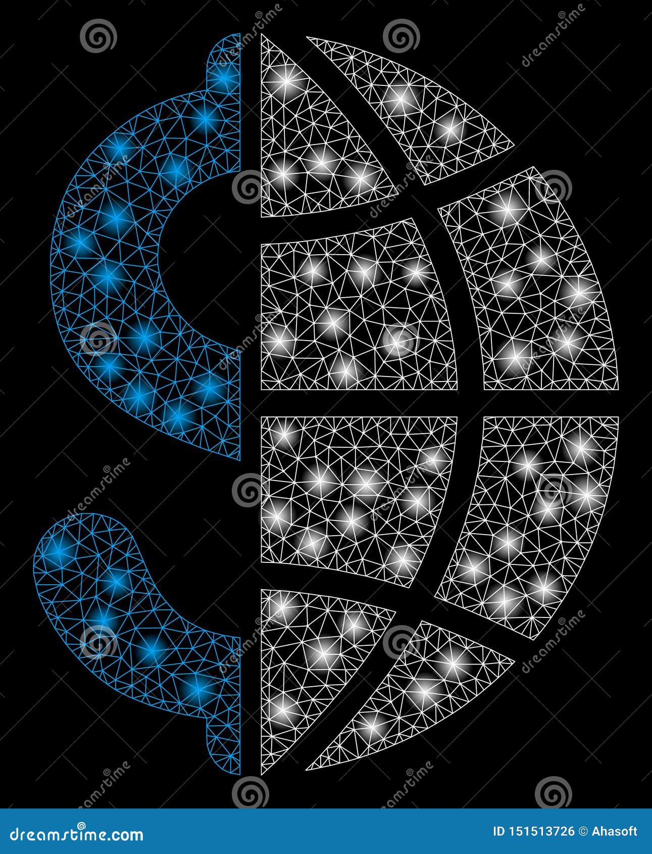 Flare Mesh Wire Frame Global Business with Flare Spots Stock Vector ... Flare Mesh Wire Frame Global Business with Flare Spots Stock Vector ...