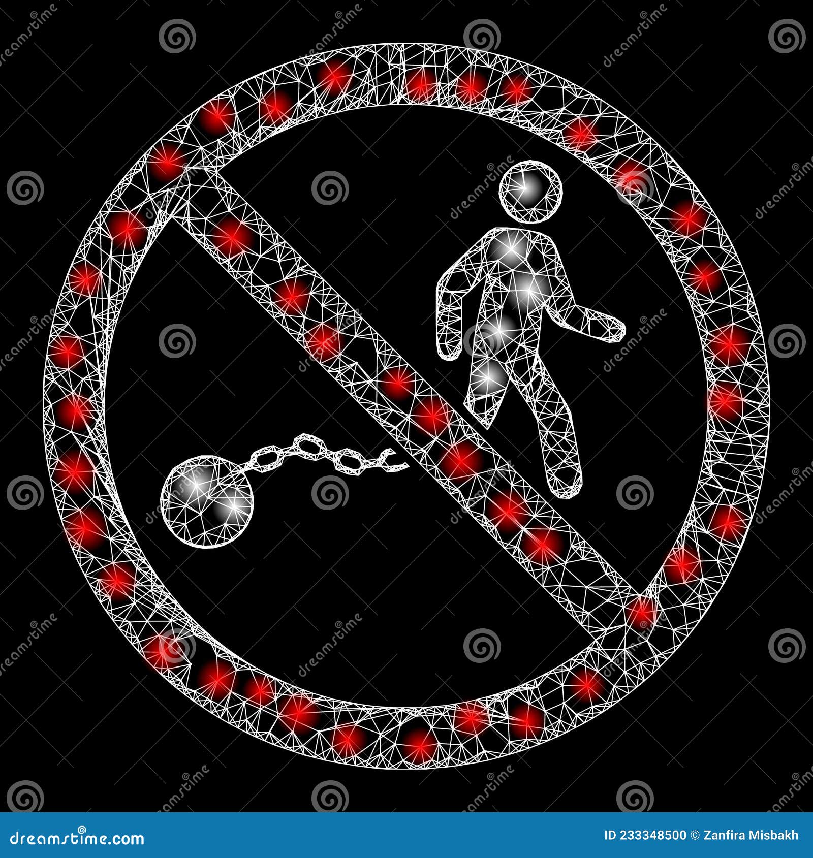 Flare Net Mesh Stop Slavery with Glare Spots Stock Vector ... Flare Net Mesh Stop Slavery with Glare Spots Stock Vector ...