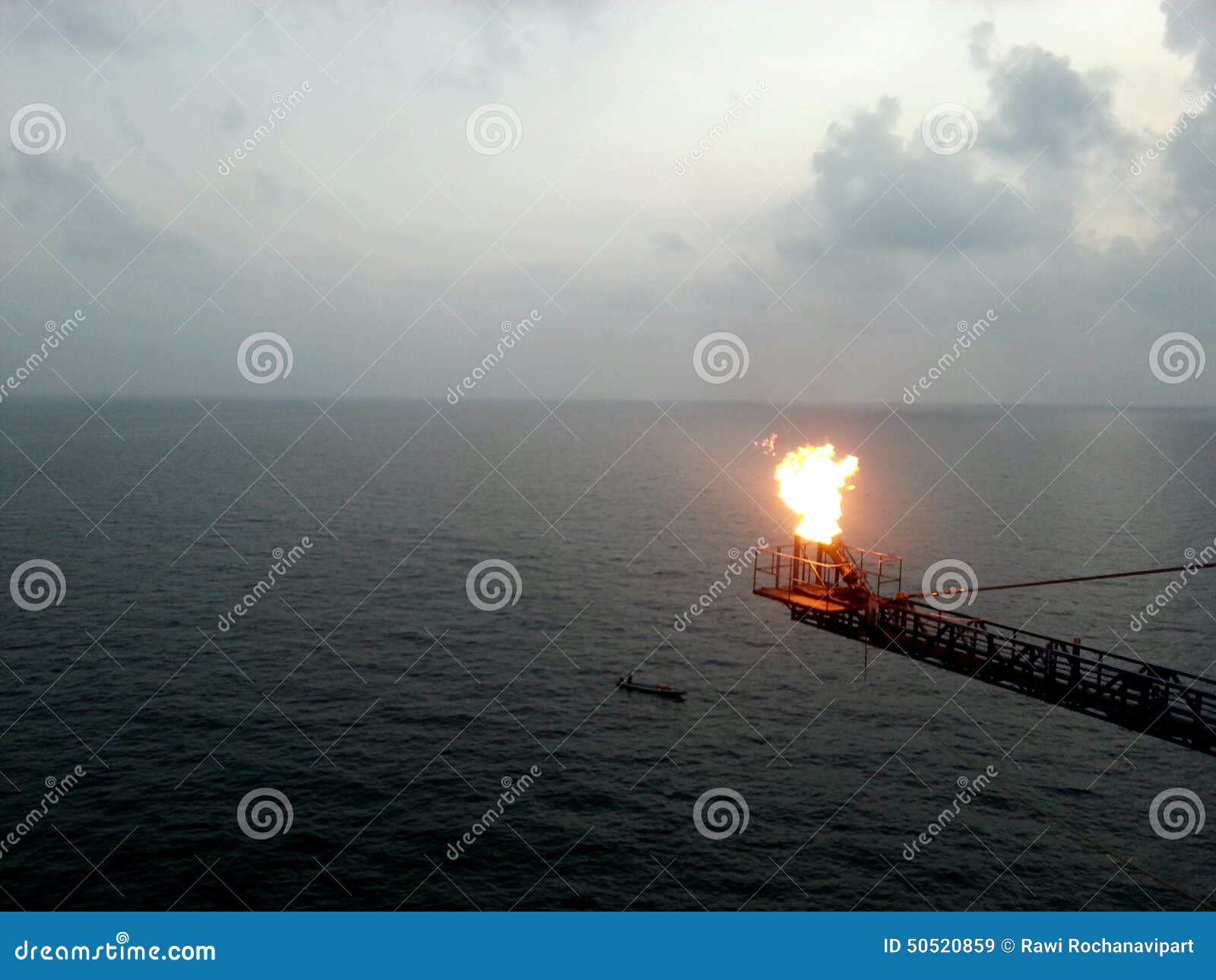 Flare oil&gas stock image. Image of oilgas, flare - 50520859