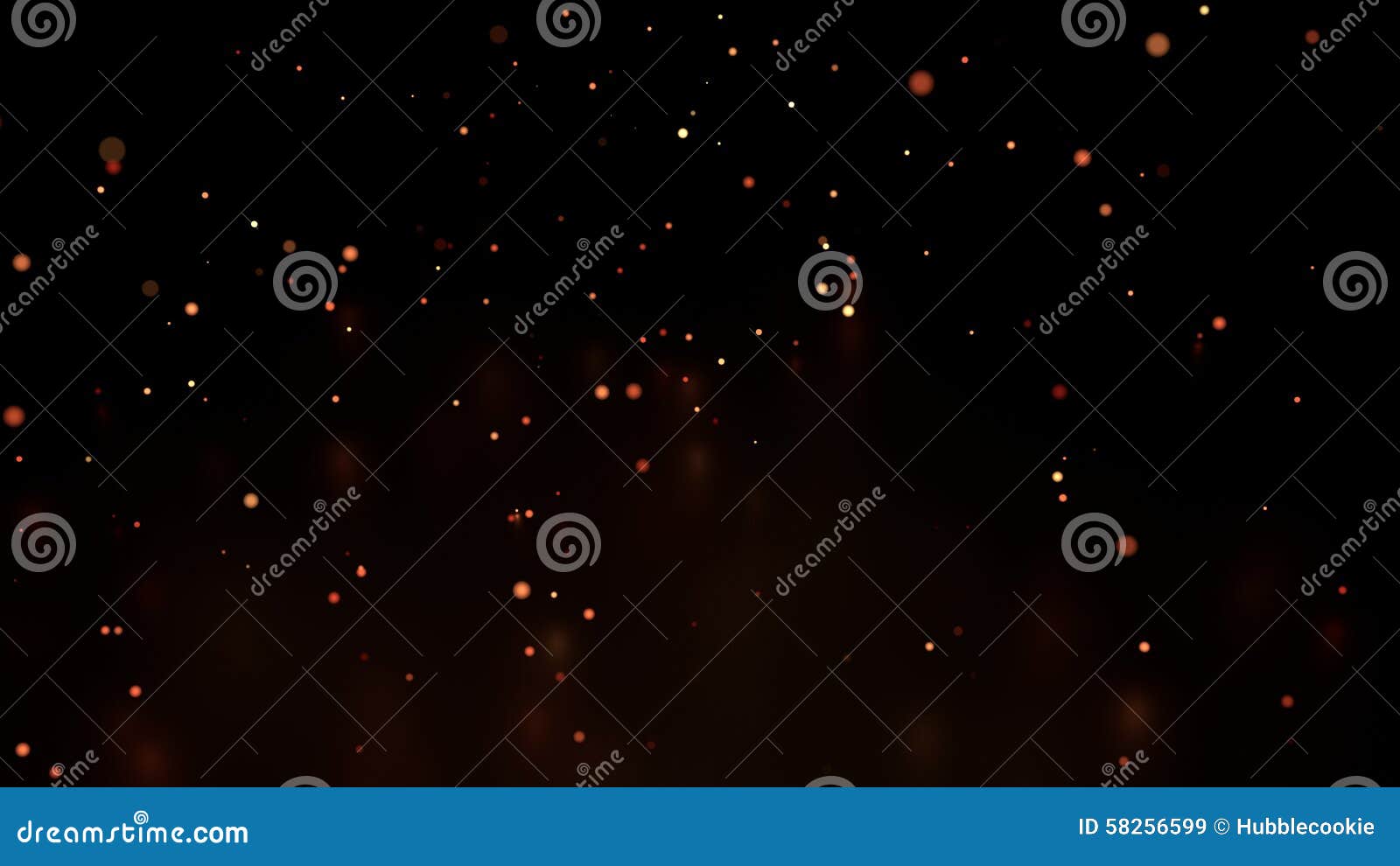 Flare Particles on Dark Shiny Background Stock Illustration ...