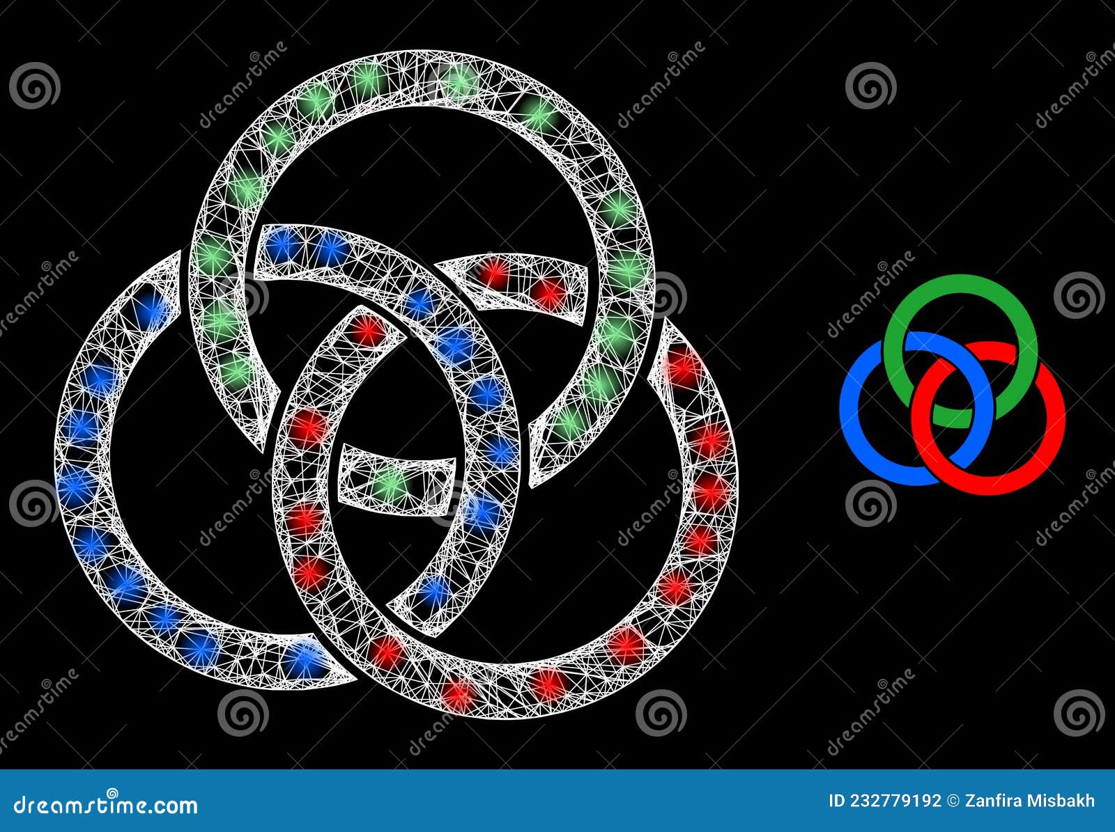 7s Model Circle Cross Chart Diagram And Icon Sign With Strategy ...