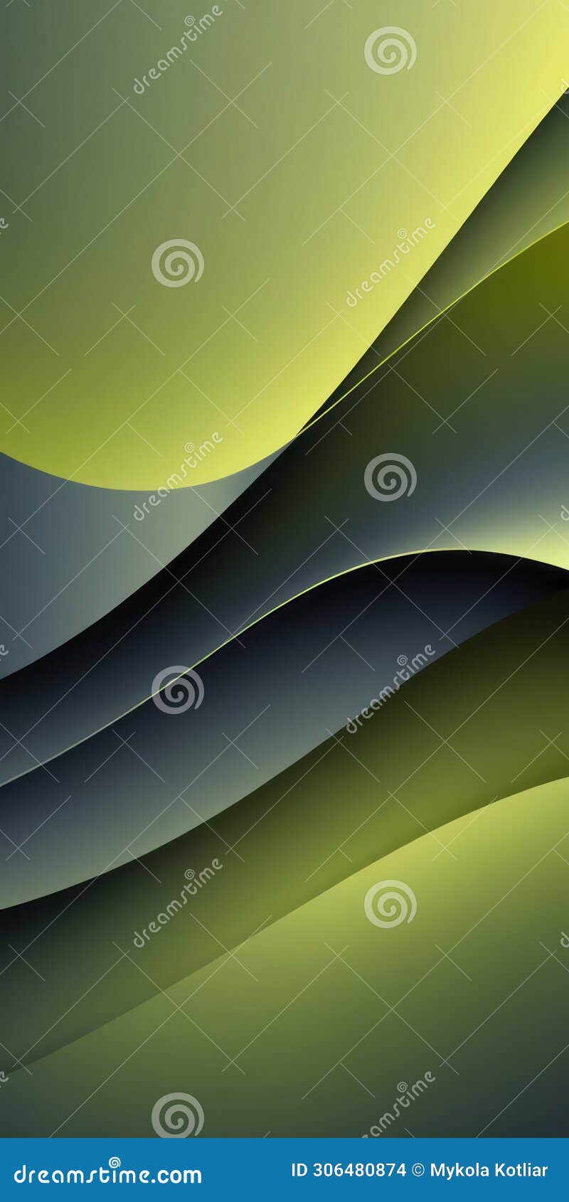 Flared Shapes in Olive and Grey Stock Photo - Image of design ...