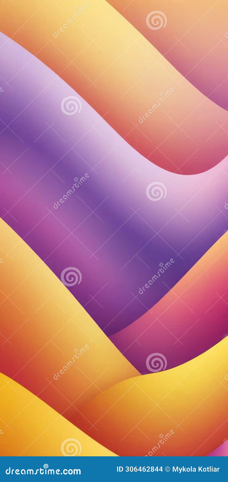 Flared Shapes in Yellow and Lavender Stock Photo - Image of wallpaper ...