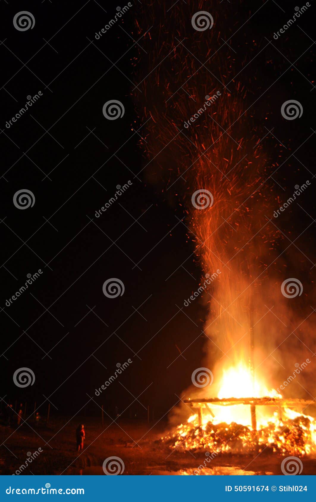 Flaring fire stock photo. Image of spark, flying, fire - 50591674