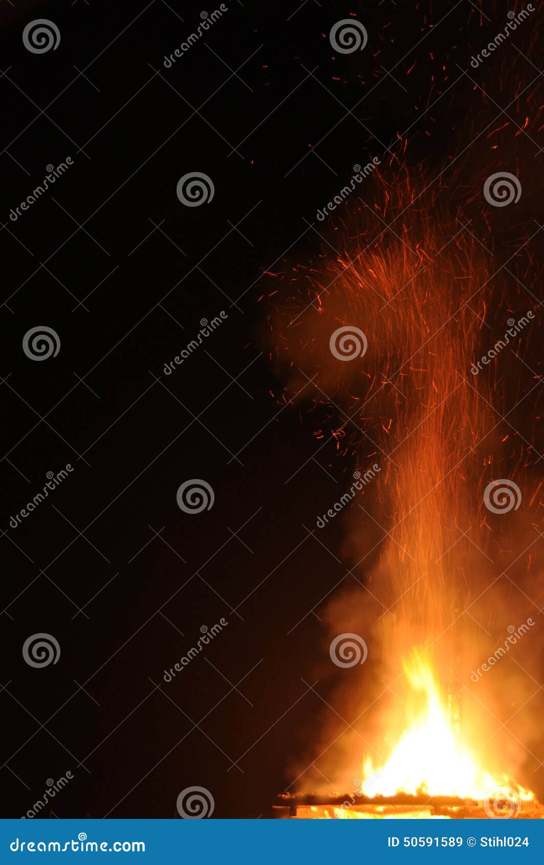 Flaring fire stock image. Image of temperature, bonfire - 50591589
