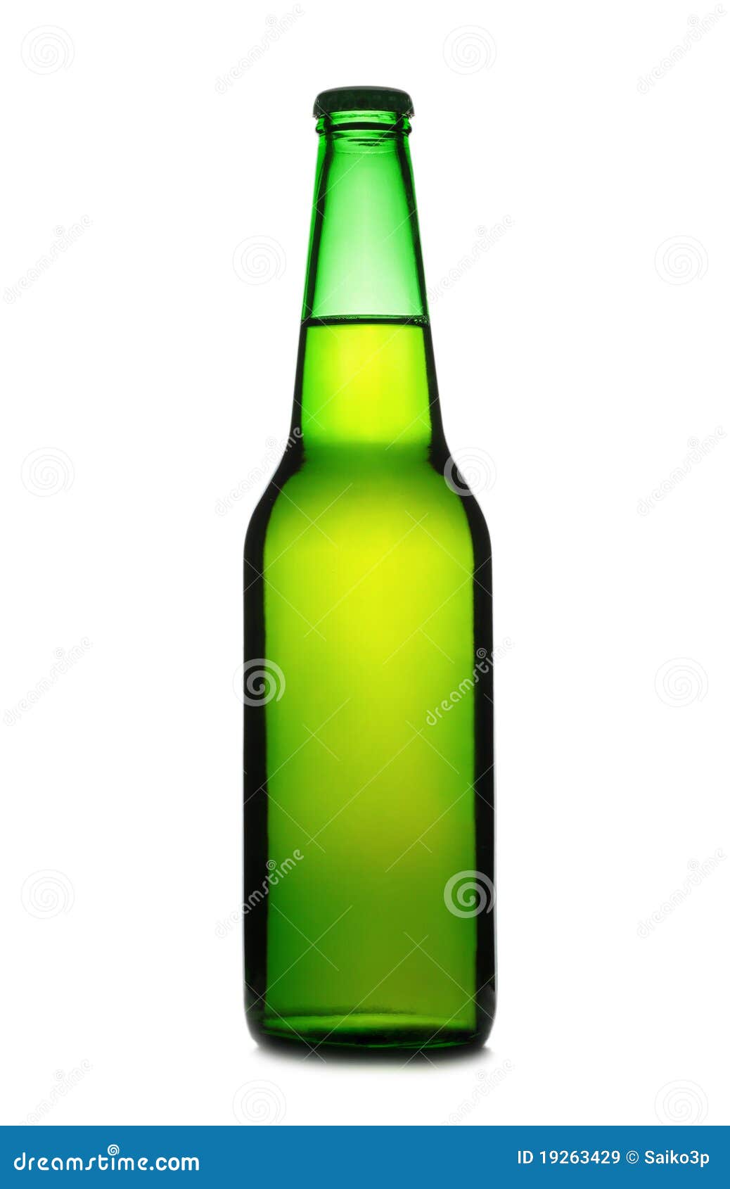 Flasche Bier stockbild. Bild von voll, flüssigkeit, leerzeichen - 19263429