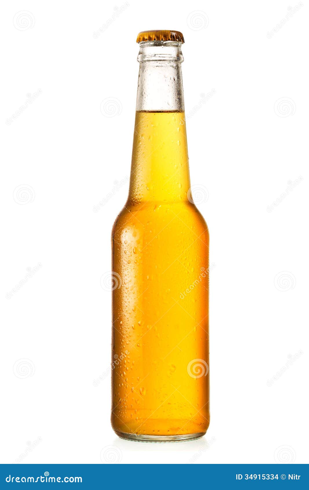 Flasche Bier stockfoto. Bild von erfrischung, flasche - 34915334
