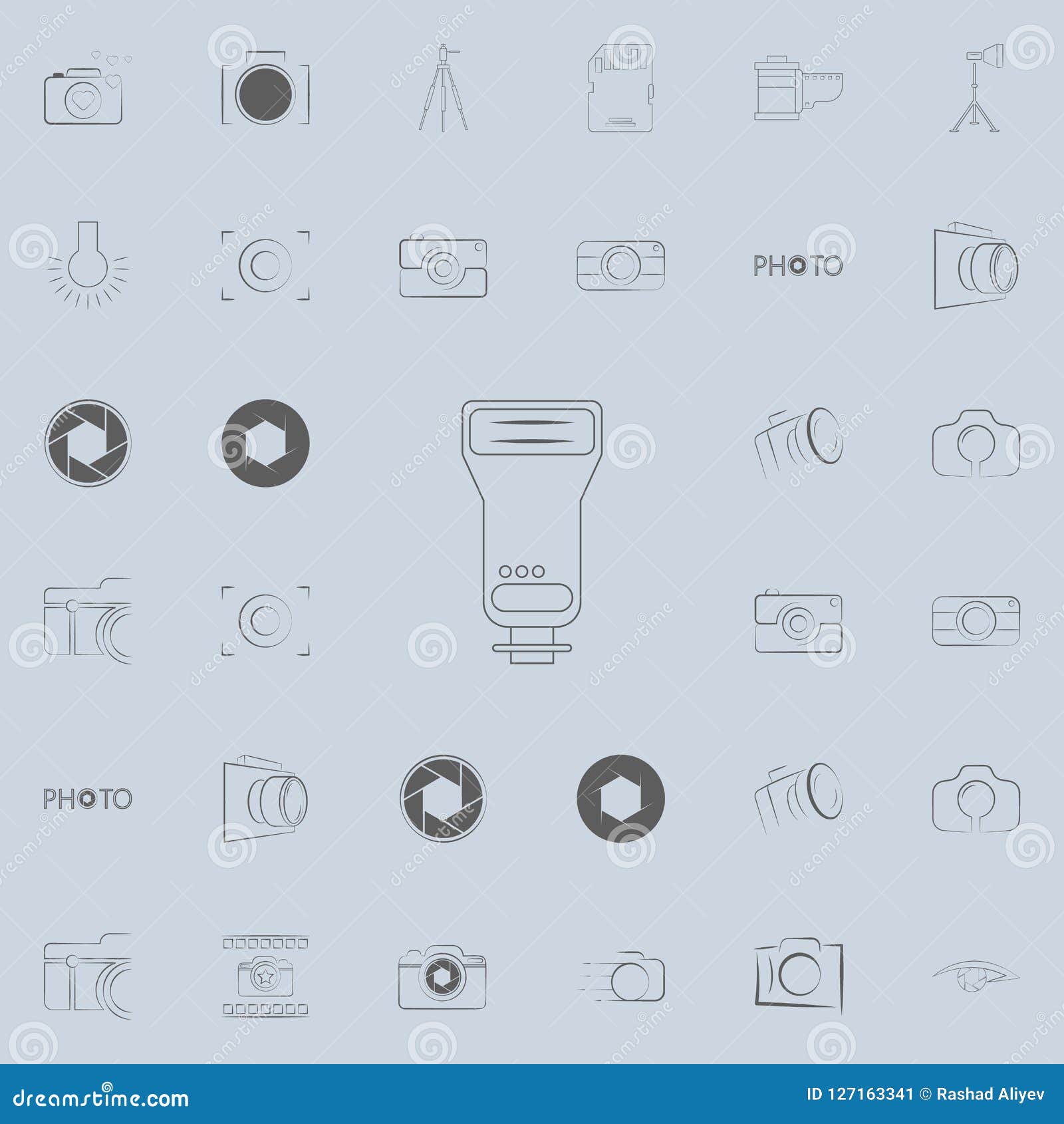 Flash for Camera Icon. Photo Icons Universal Set for Web and Mobile ...