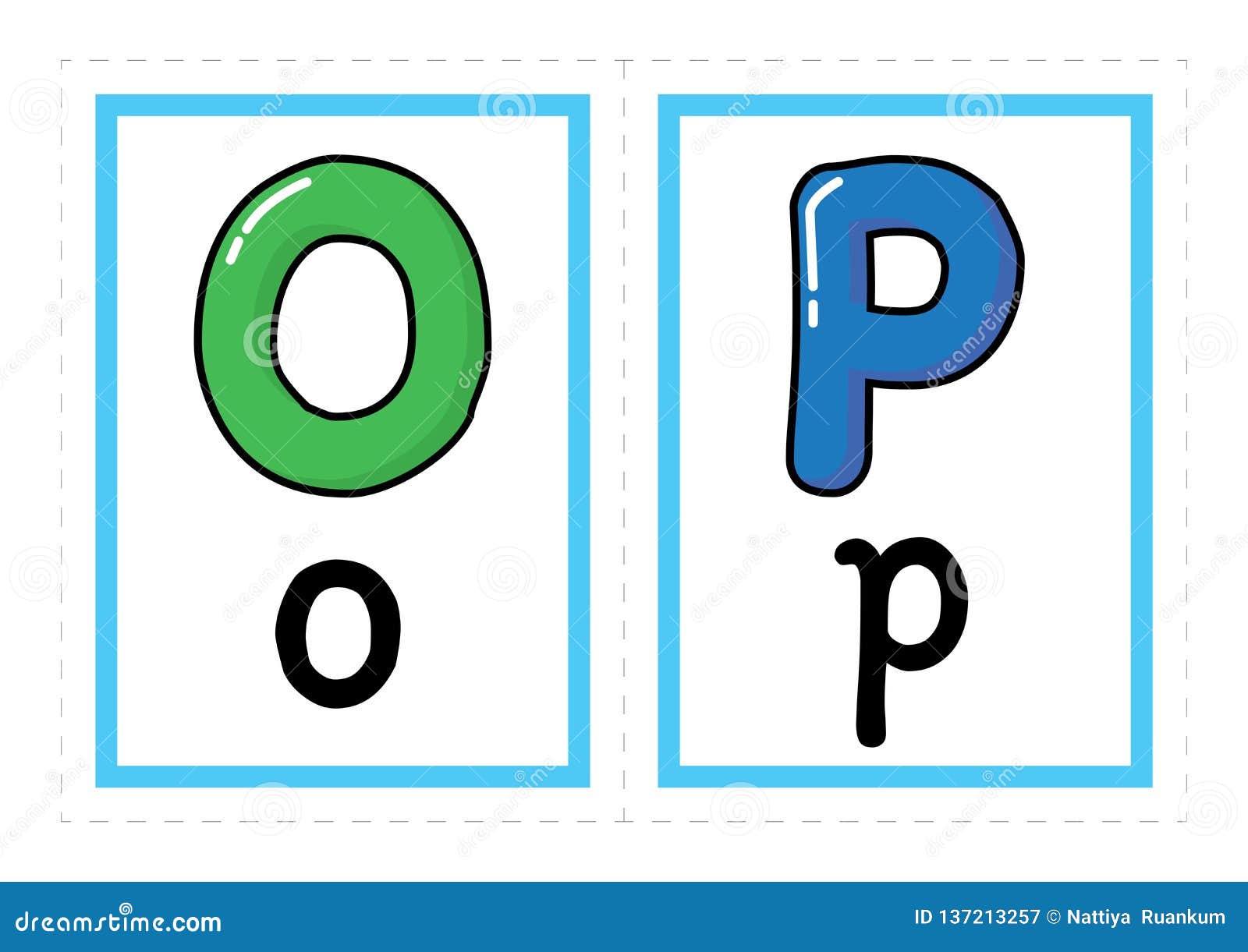 Flash Card Alphabet Vector. Colored Alphabet Flash Cards Vector Free ...