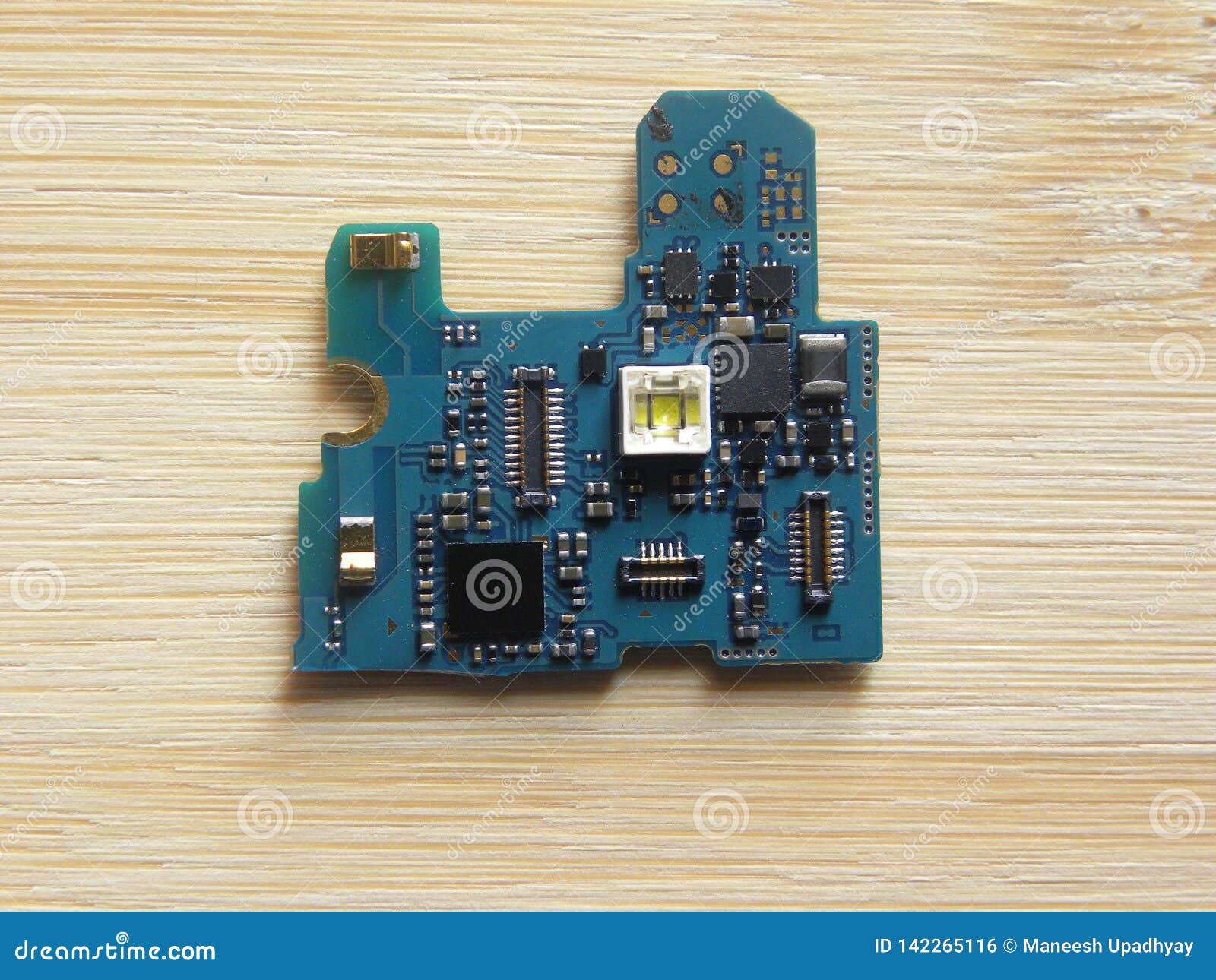 Flash Component of Smartphone Stock Photo - Image of gadget, electrical ...