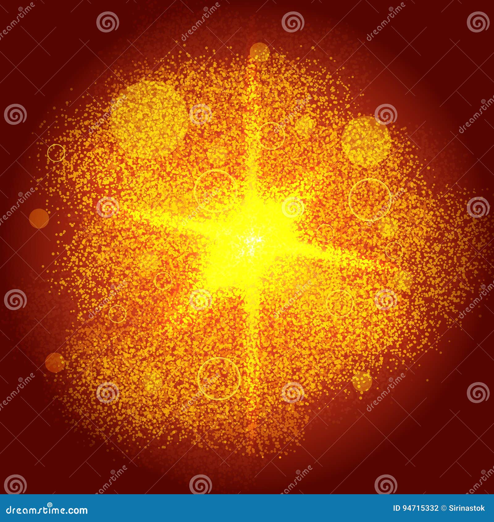 Flash on a Dark Red Background. Stock Vector - Illustration of glow ...