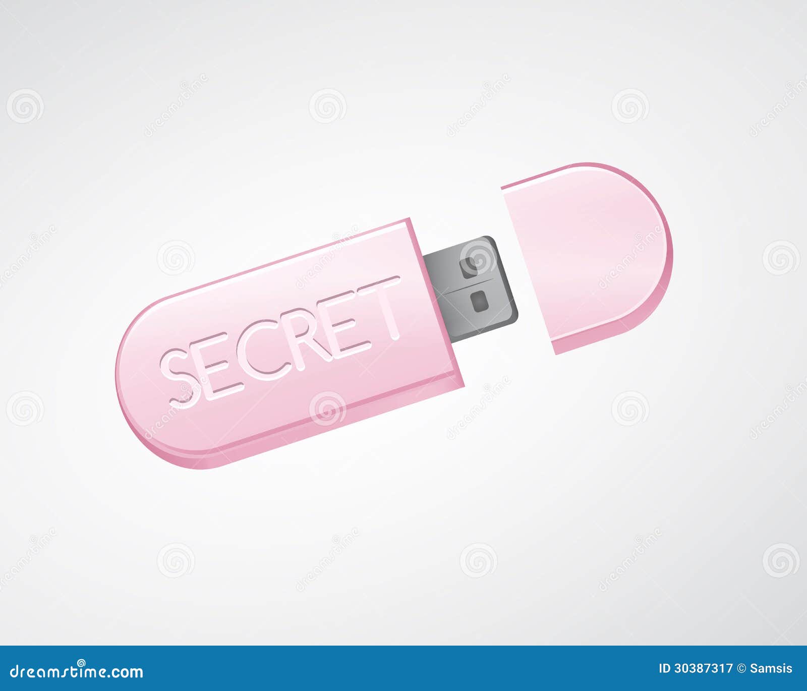 Flash disc stock illustration. Illustration of confidential - 30387317