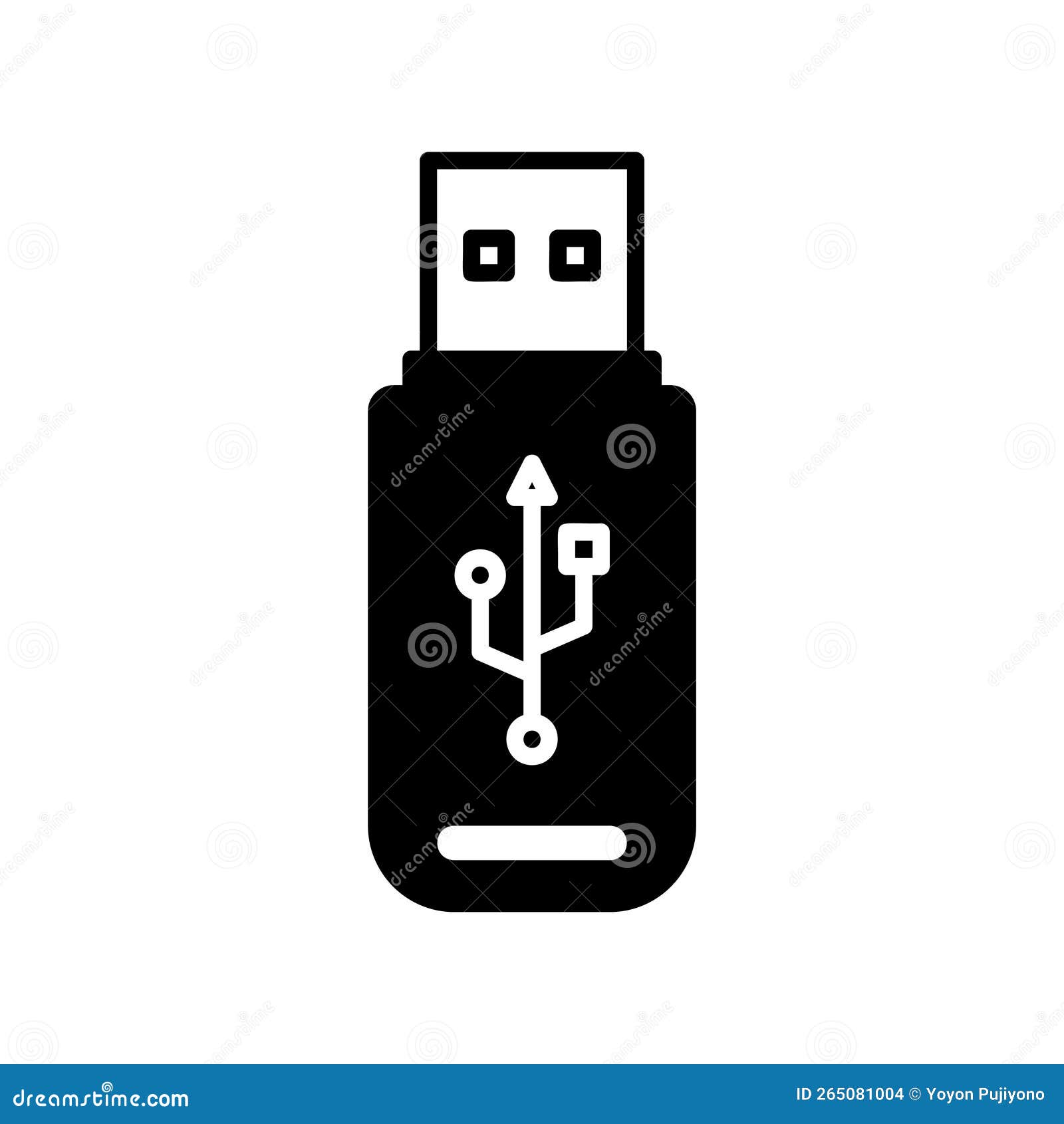Flash Disk Icon As Portable Data Storage with Usb Stock Vector ...