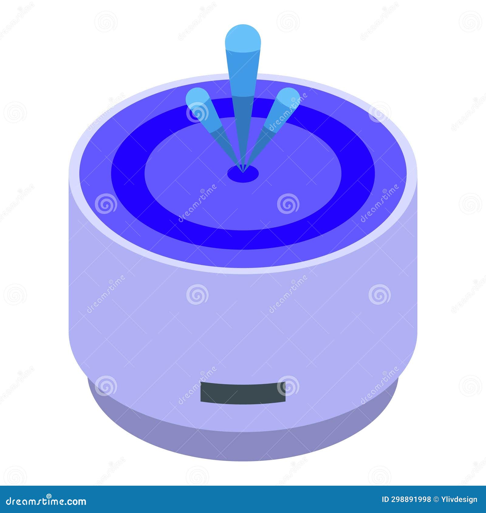 Water Bowl Icon Vector Sign And Symbol Isolated On White Background ...