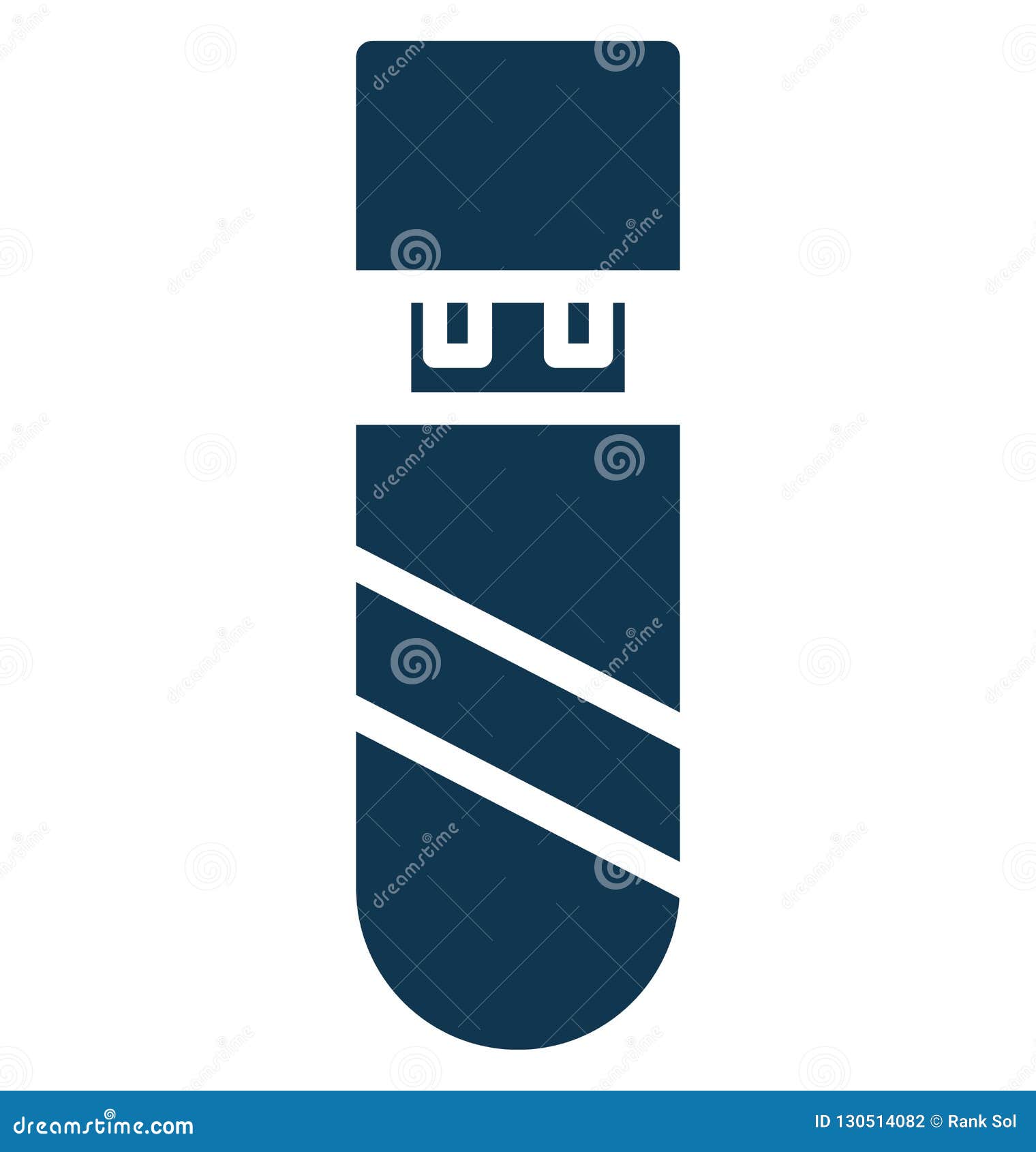 Flash Drive, Memory Stick Isolated Vector Icon that Can Be Easily ...