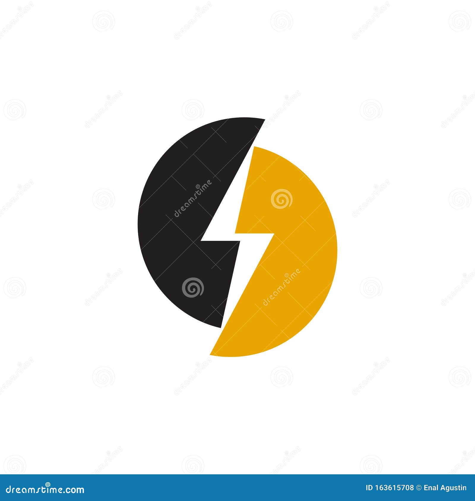 Flash Electric Icon Logo Design Template Stock Vector - Illustration of ...