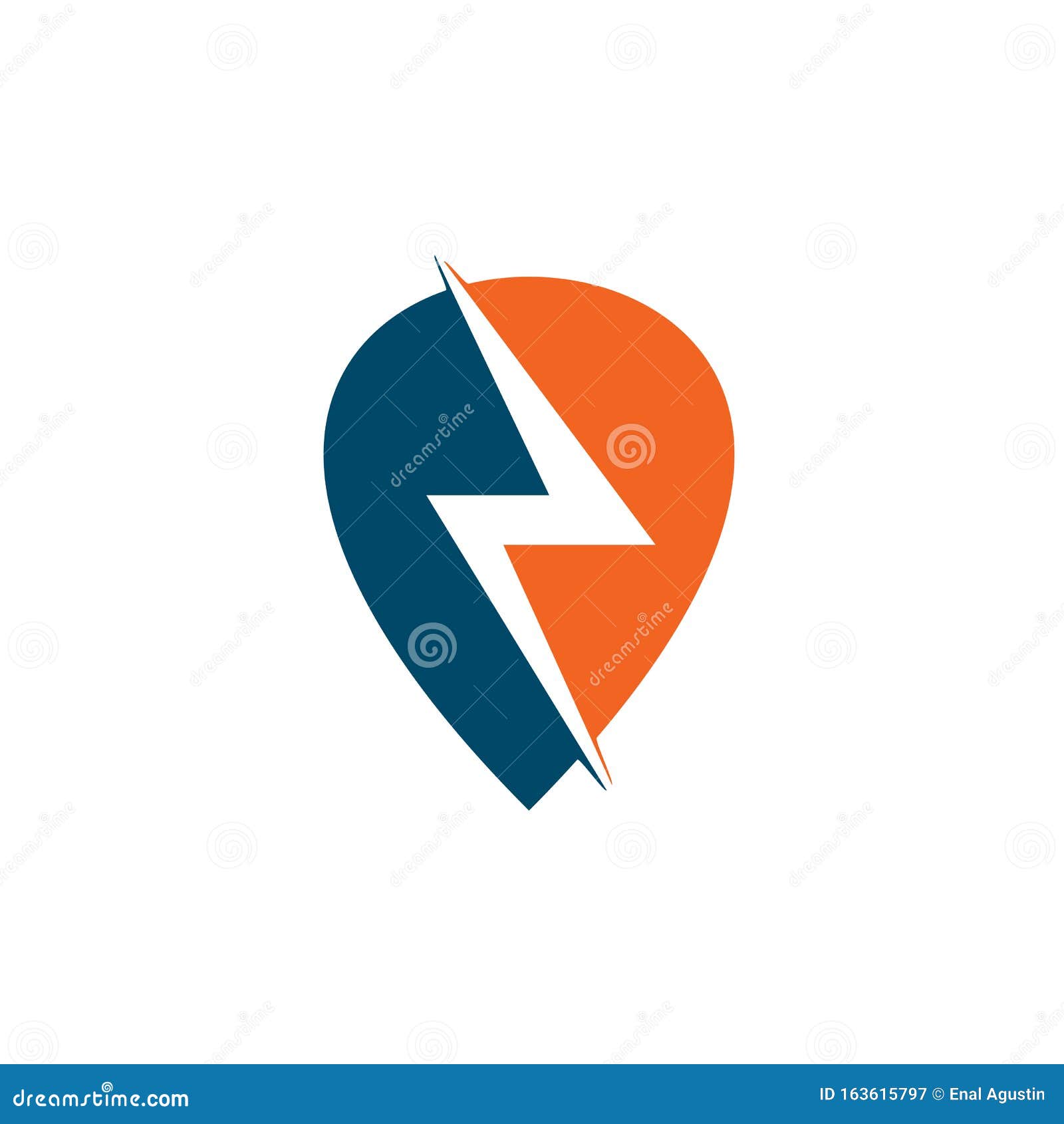Flash Electric Icon Logo Design Template Stock Vector - Illustration of ...