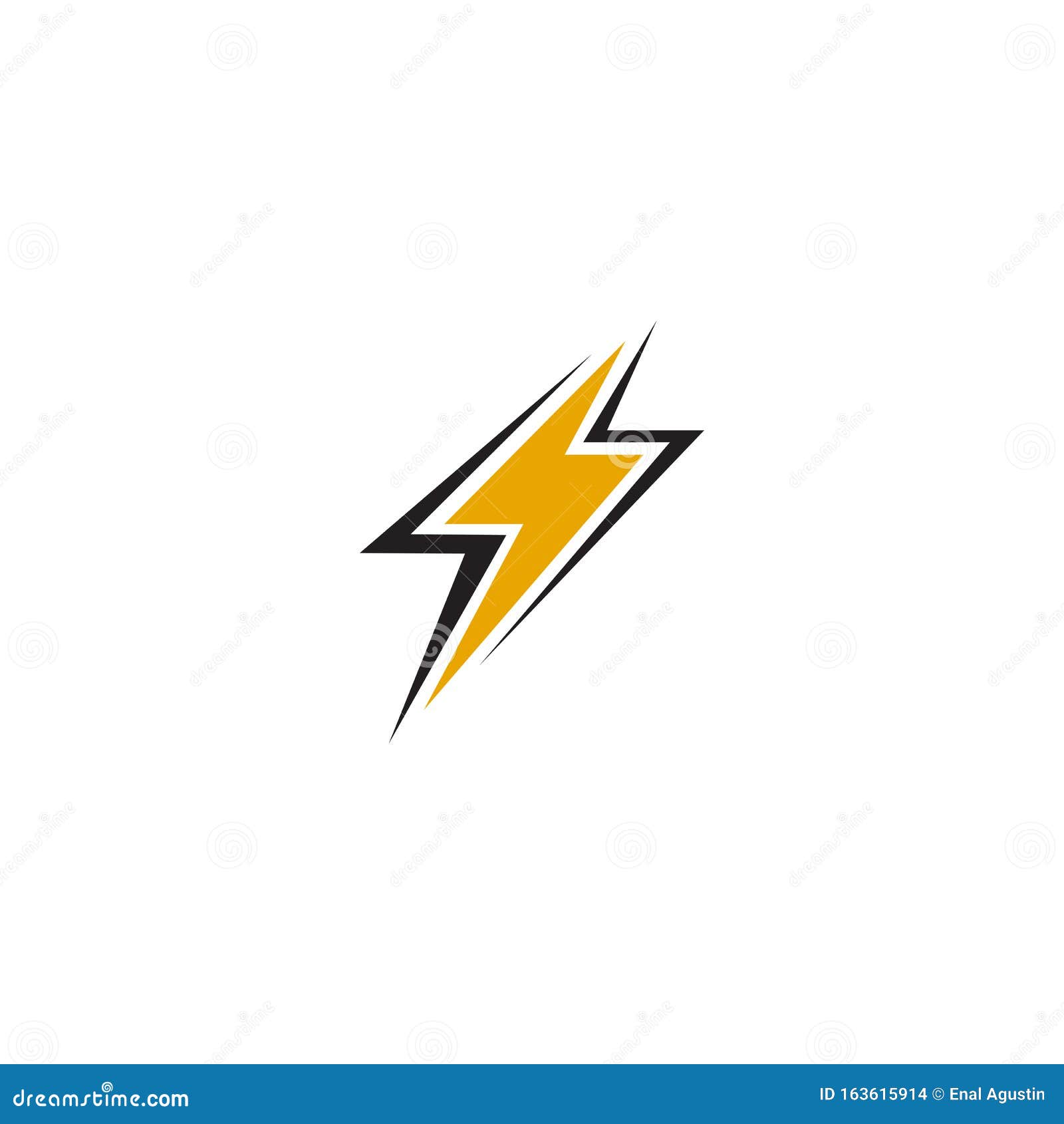 Flash Electric Icon Logo Design Template Stock Vector - Illustration of ...