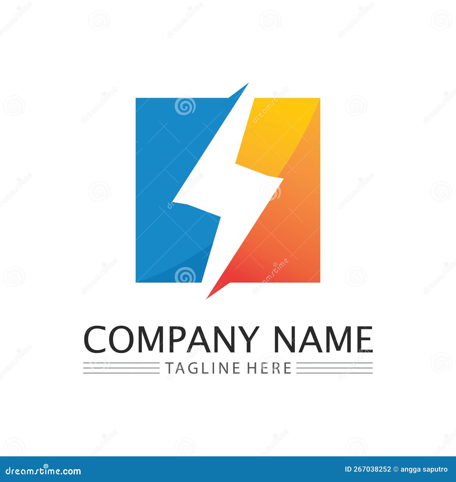 Flash Electric Logo Vector Icon Illustration Design Template. Bolt ...