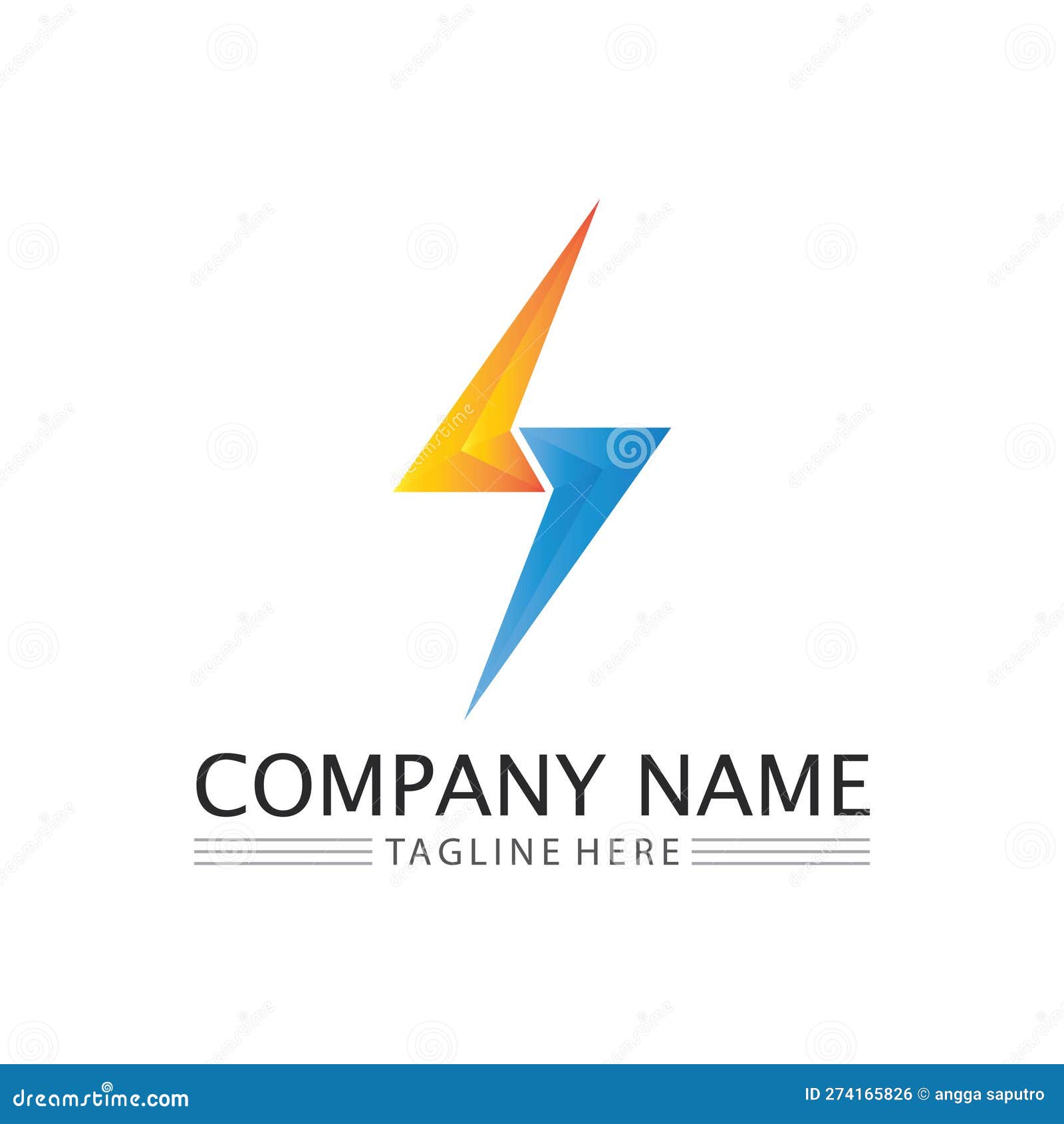 Flash Electric Logo Vector Icon Illustration Design Template. Bolt ...