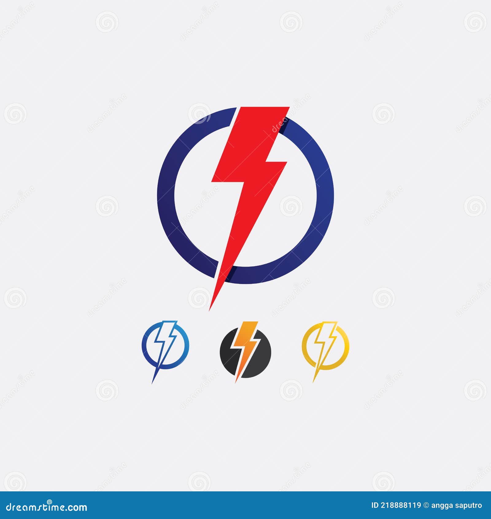 Flash Electric Vector Lightning Icon Logo and Symbols Stock ...
