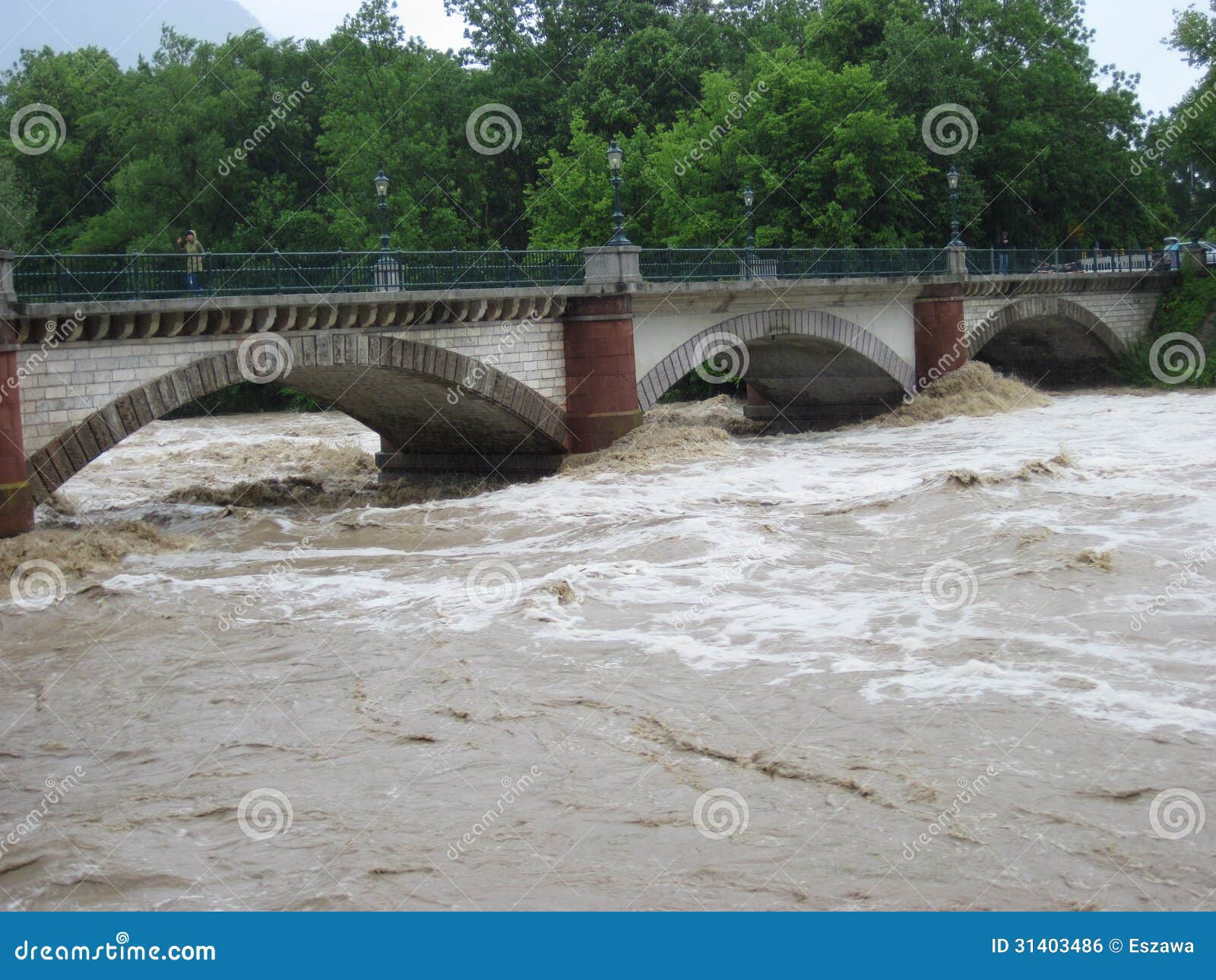 Flash Flood. Natural Disaster Stock Photo - Image of disaster, high ...