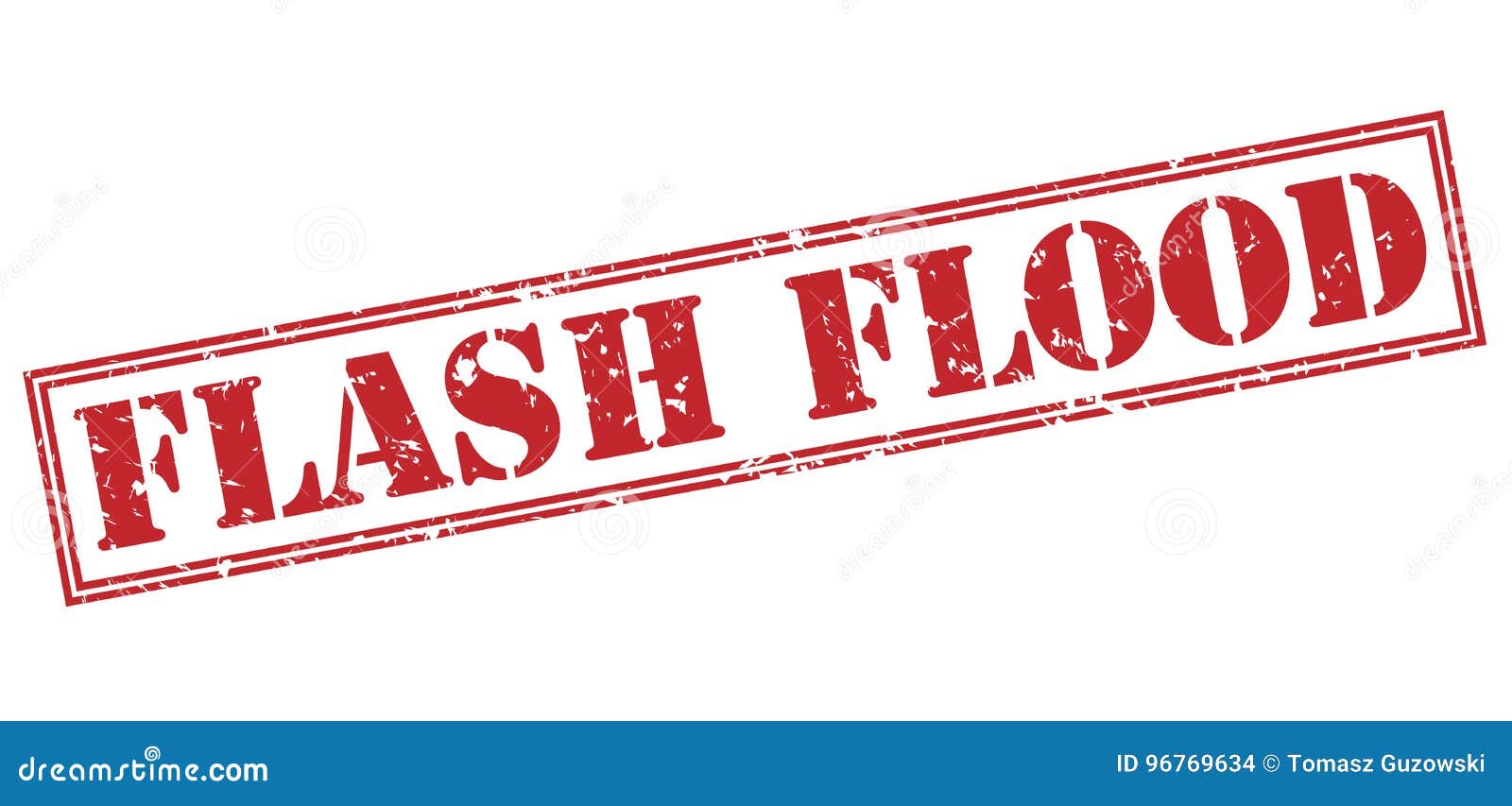 Flash Flood Rushes Through A Busy Street, With People Rushing To Escape ...