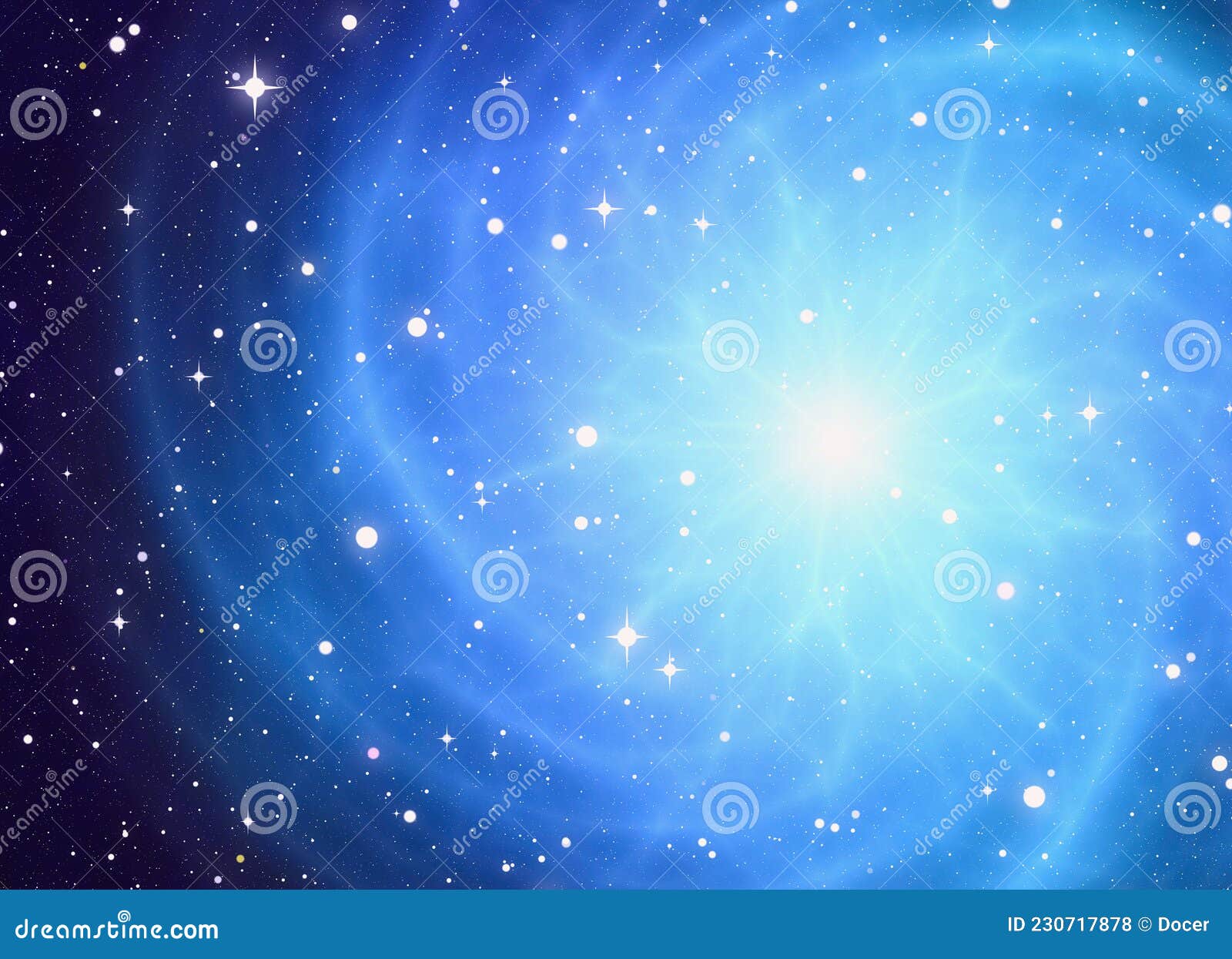 Flash on Galaxy Space Backgrounds Stock Illustration - Illustration of ...