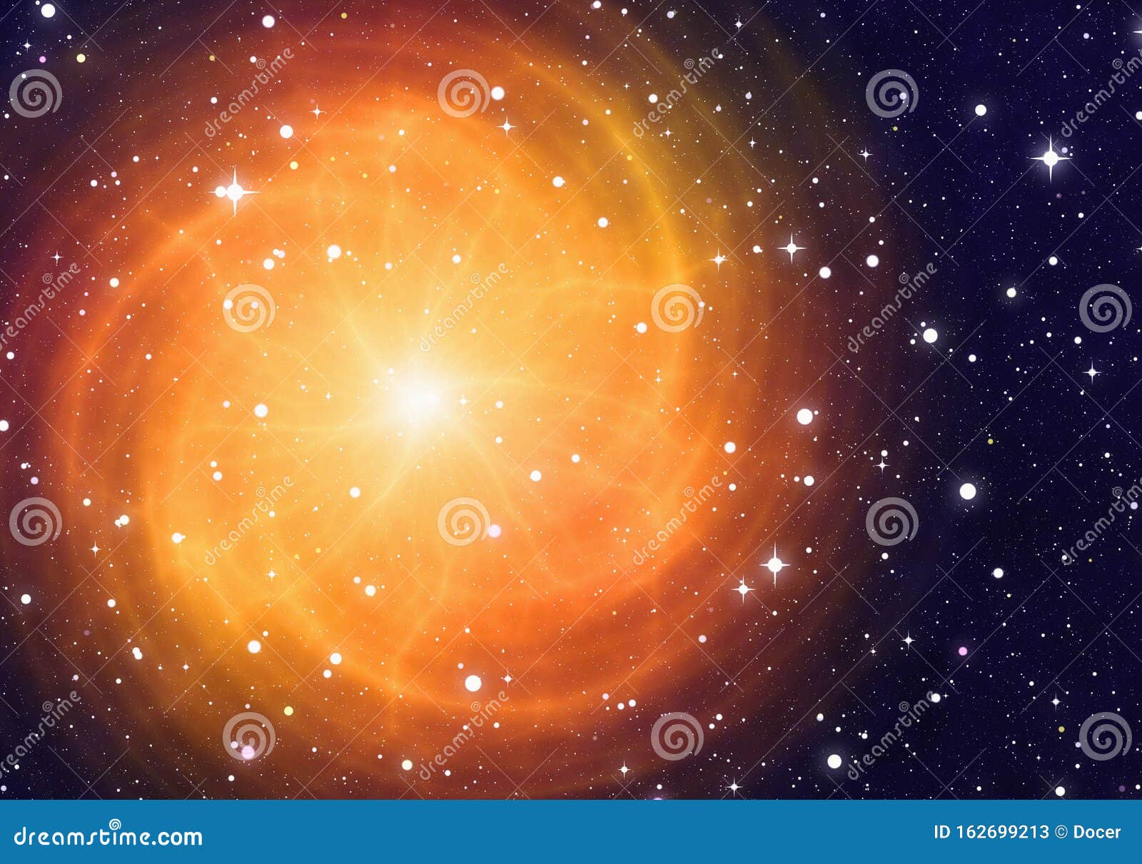 Flash on Galaxy Space Backgrounds Stock Illustration - Illustration of ...