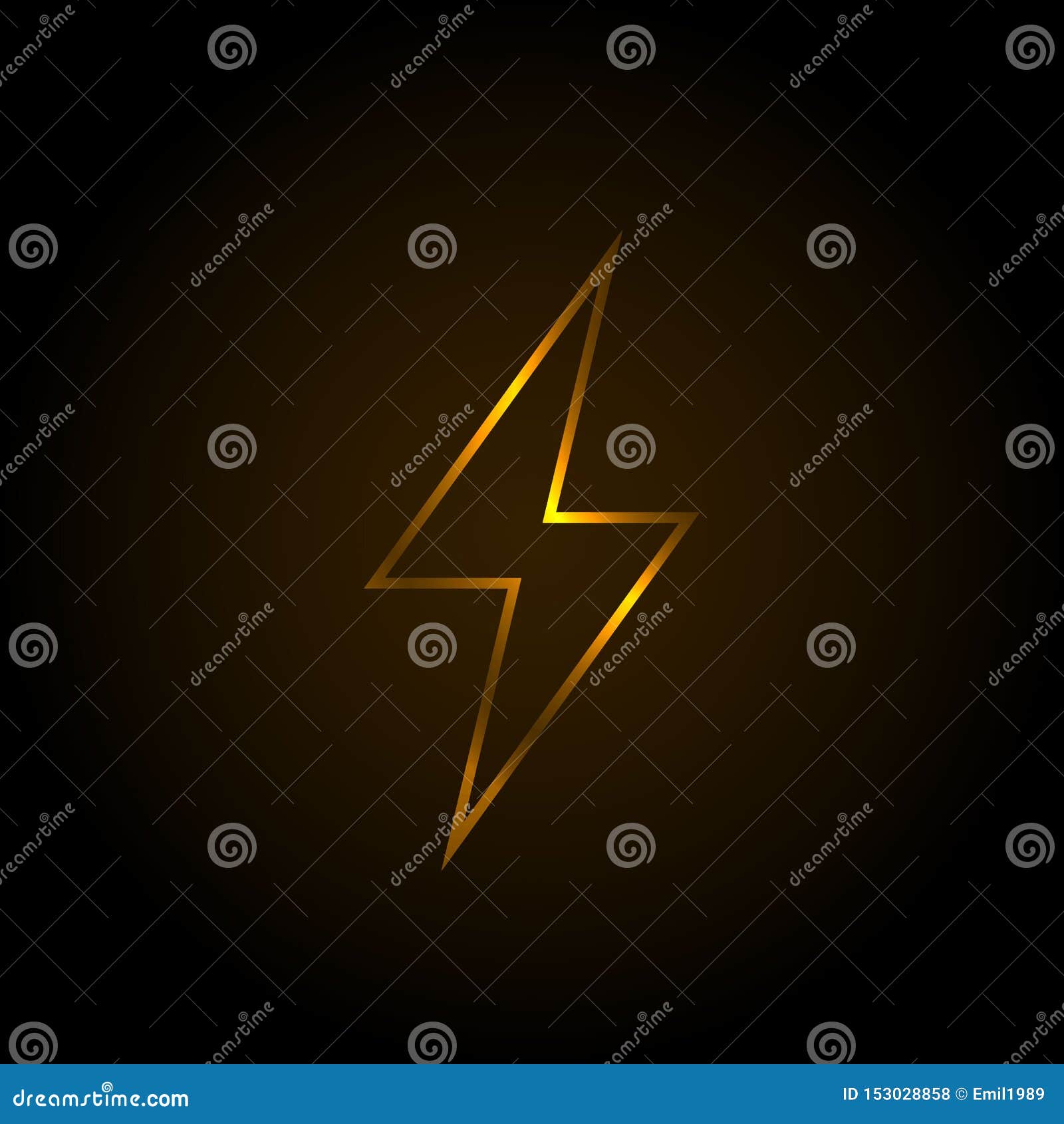 Flash Gradient Light Neon Sign Stock Vector - Illustration of effect ...