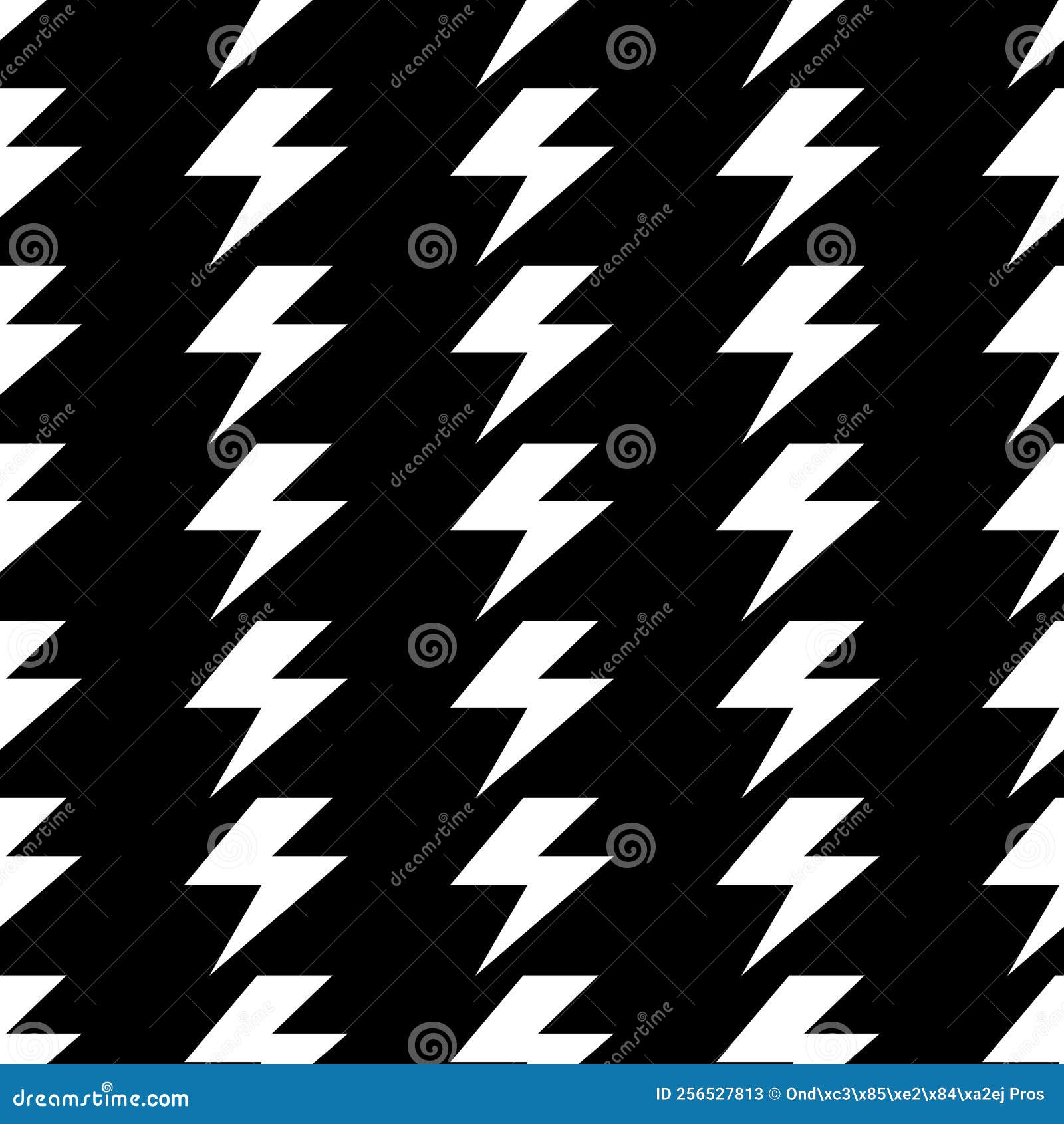 Flash Graphic Element Seamless Background, Thunder Modern Cover Pattern ...