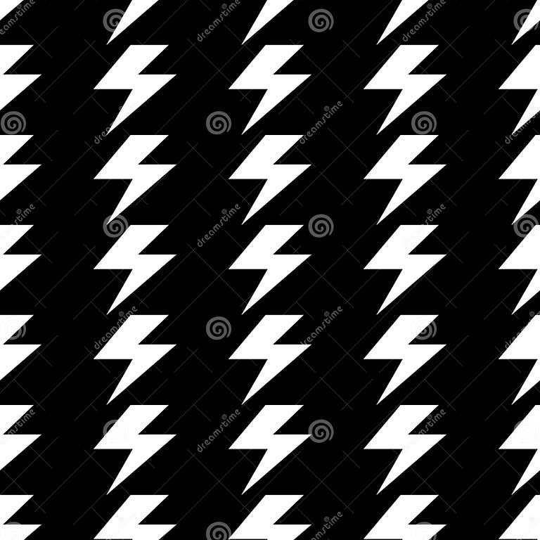 Flash Graphic Element Seamless Background, Thunder Modern Cover Pattern ...