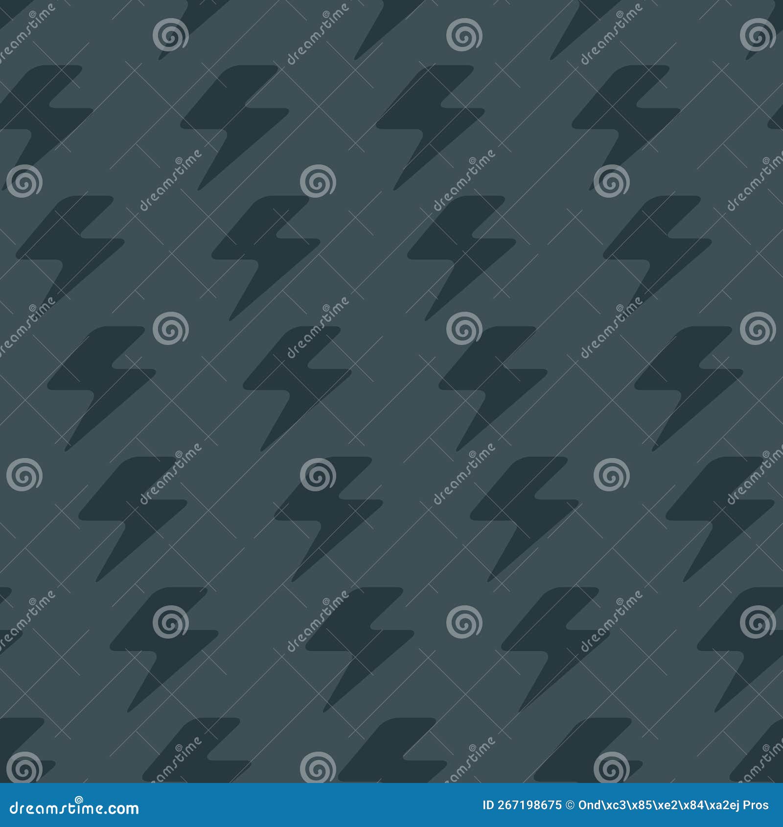 Flash Graphic Element Seamless Background, Thunder Modern Cover Pattern Vector Illustration ...