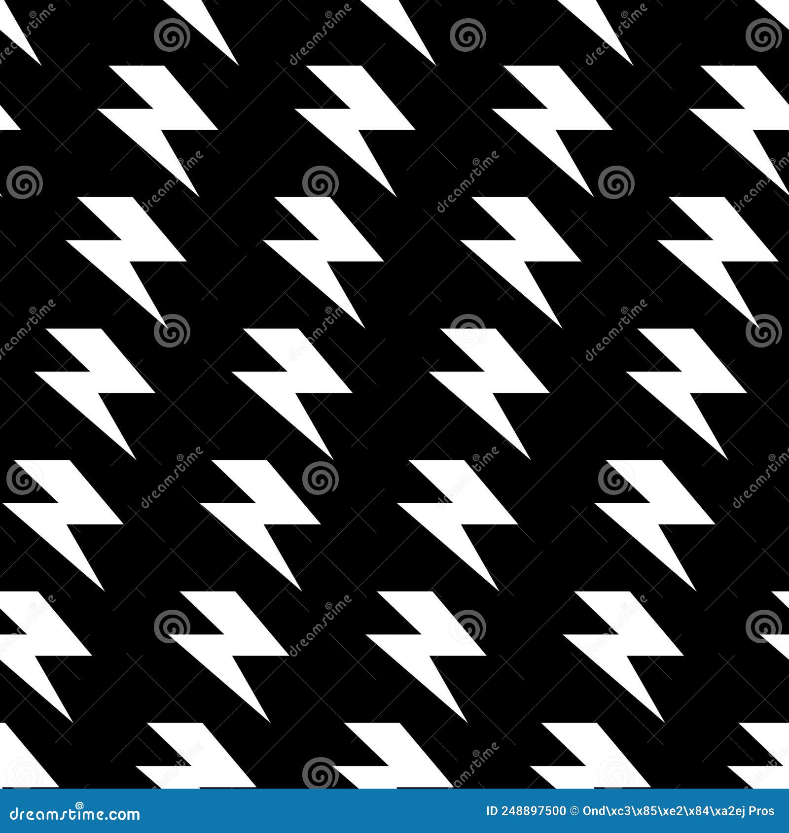 Flash Graphic Element Seamless Background, Thunder Modern Cover Pattern ...