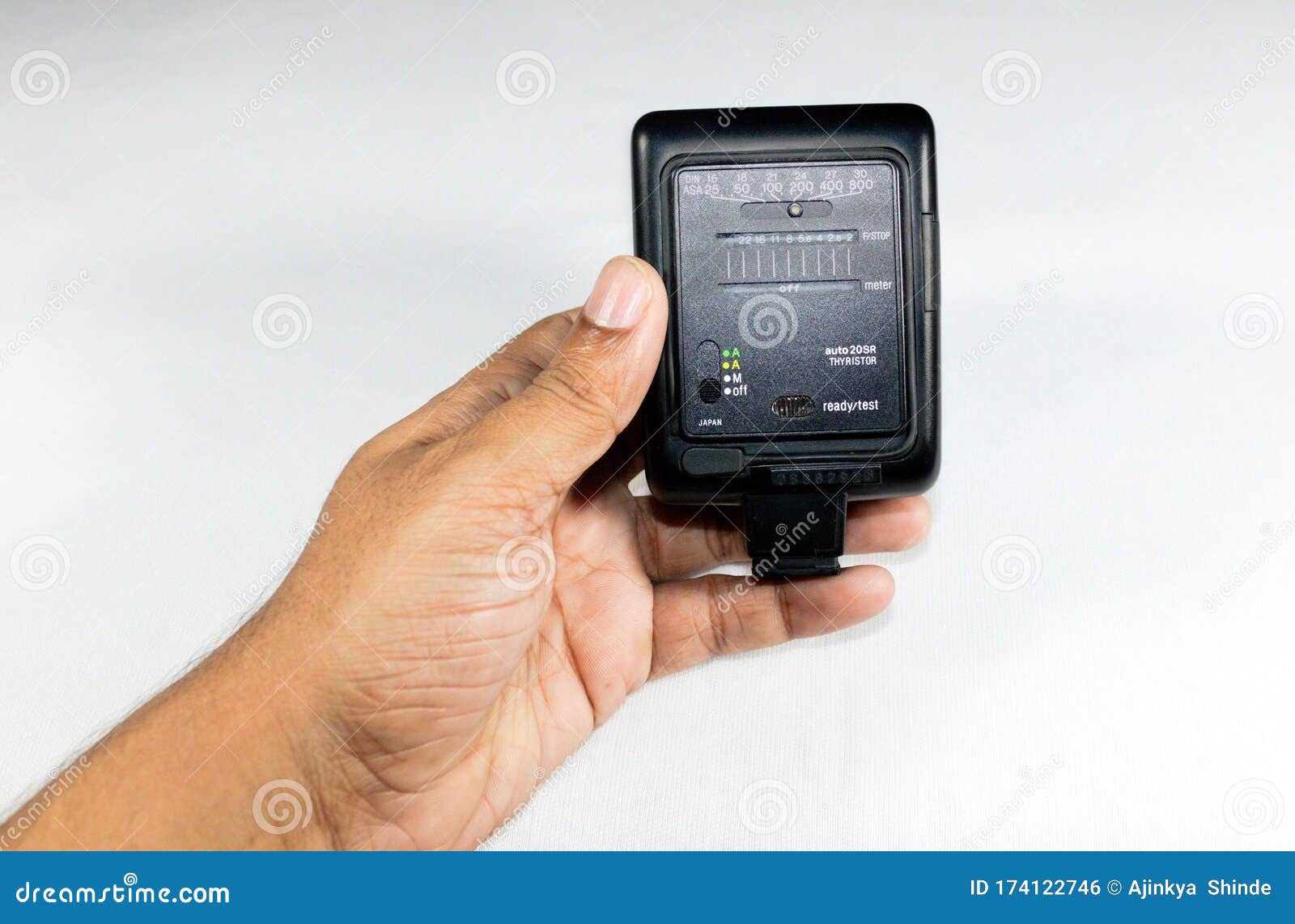 A Flash Gun Upheld in a Hand Stock Photo - Image of flashgun ...