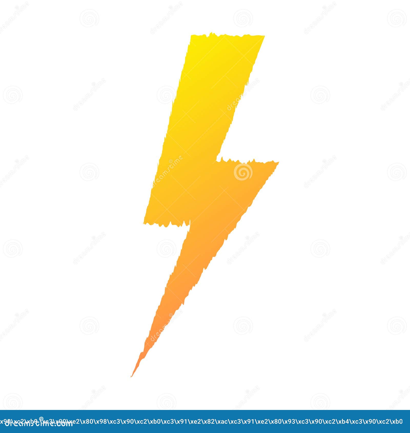 Flash Icon, Energy Power Vector Isoluted on the White Background Stock ...