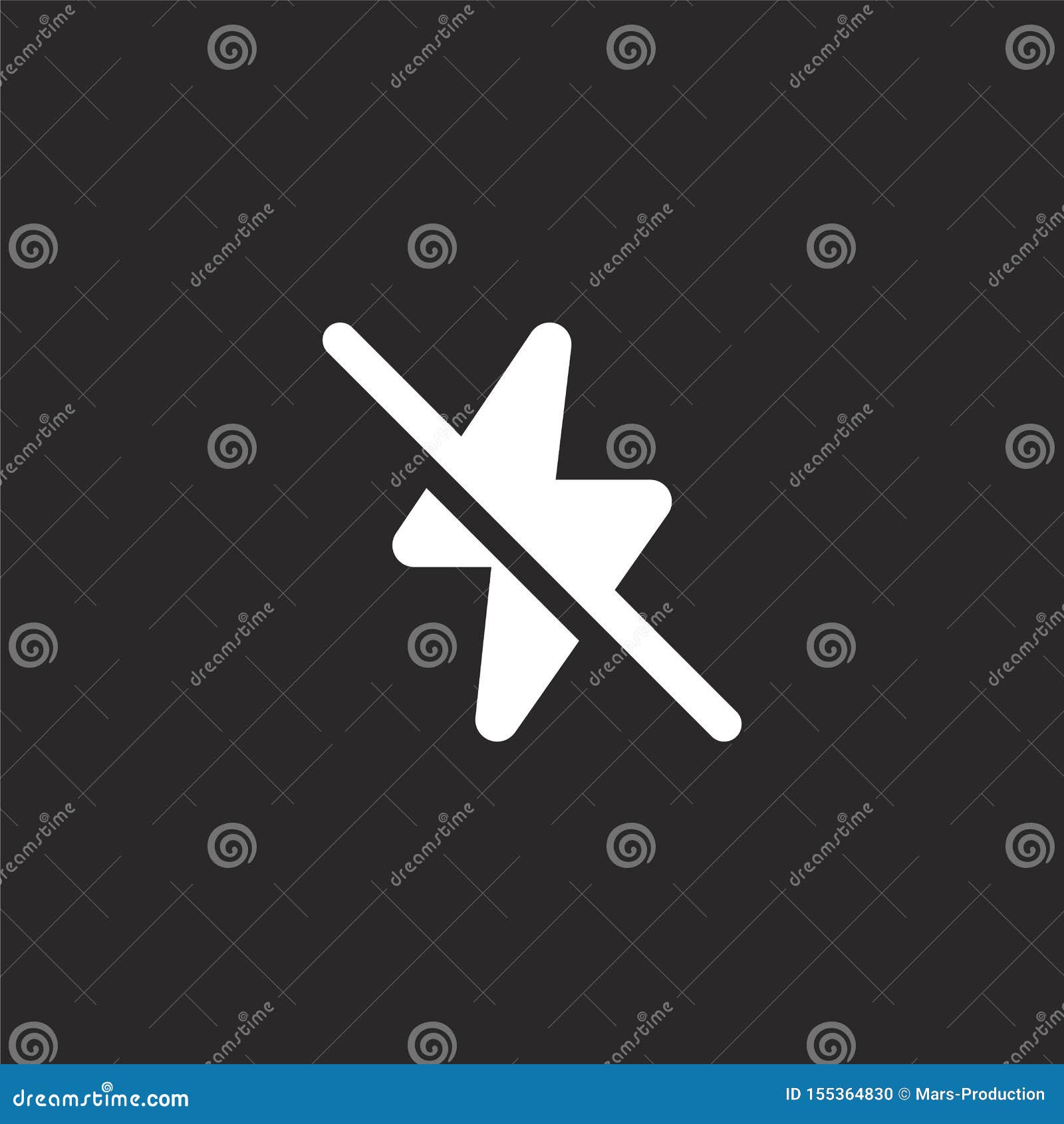 Flash Icon. Filled Flash Icon for Website Design and Mobile, App ...