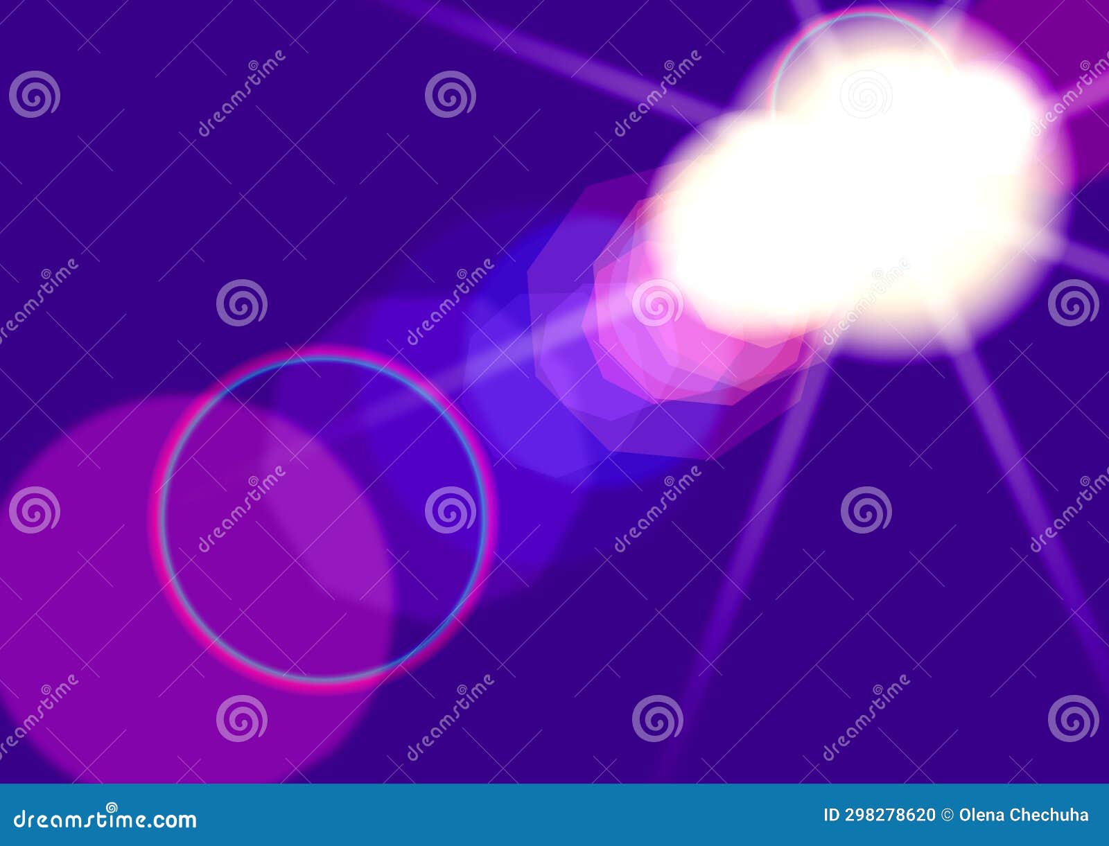 Flash of Light , Background with Glare . Modern Design Template for ...
