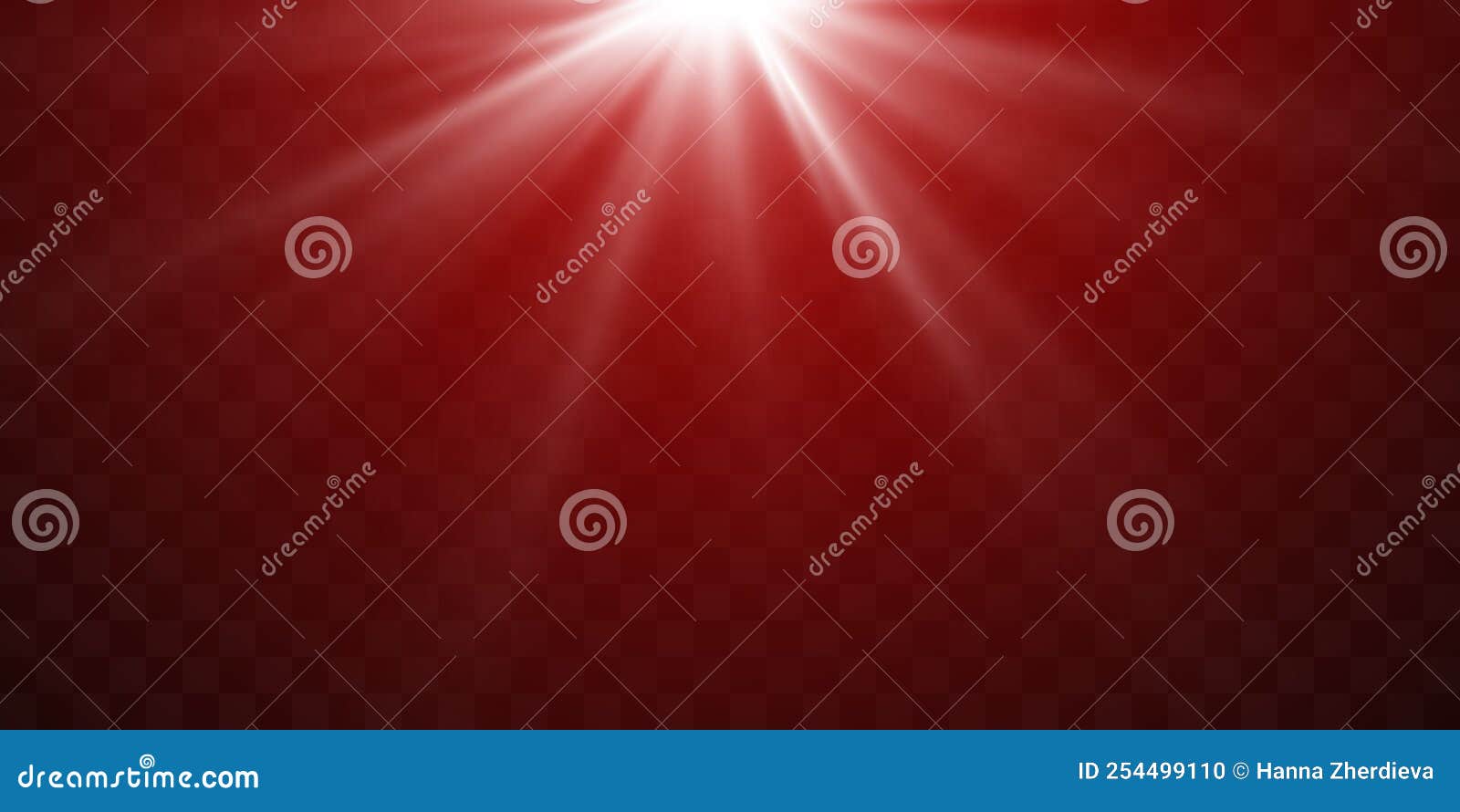 Flash of Light and Bright Rays, Reflection of Light Stock Illustration ...