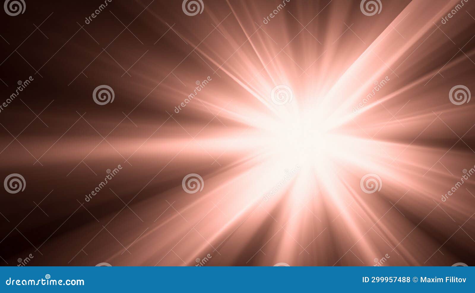 Flash Light on Dark Background. Red Glowing Light. Sun Burst Effect ...