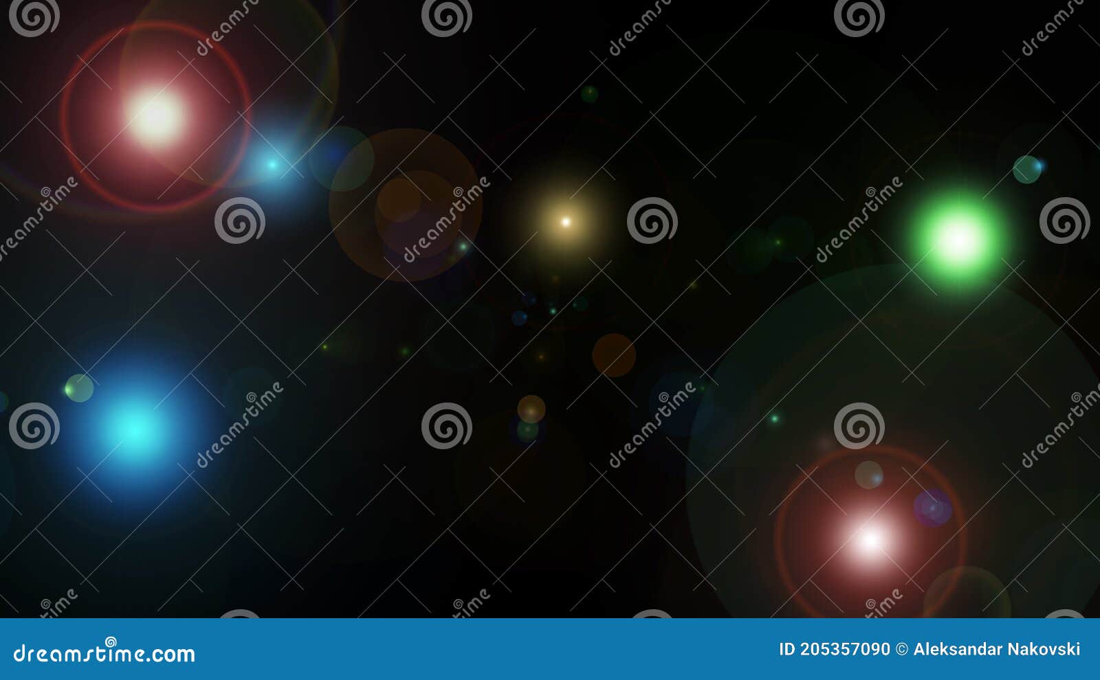 Flash Light Lens Flare Abstract Stock Illustration - Illustration of ...