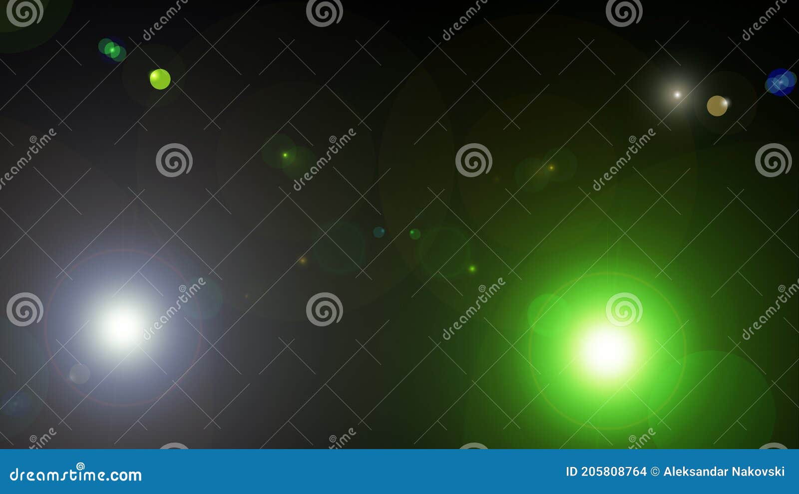 Flash Light Lens Flare Abstract Stock Illustration - Illustration of ...