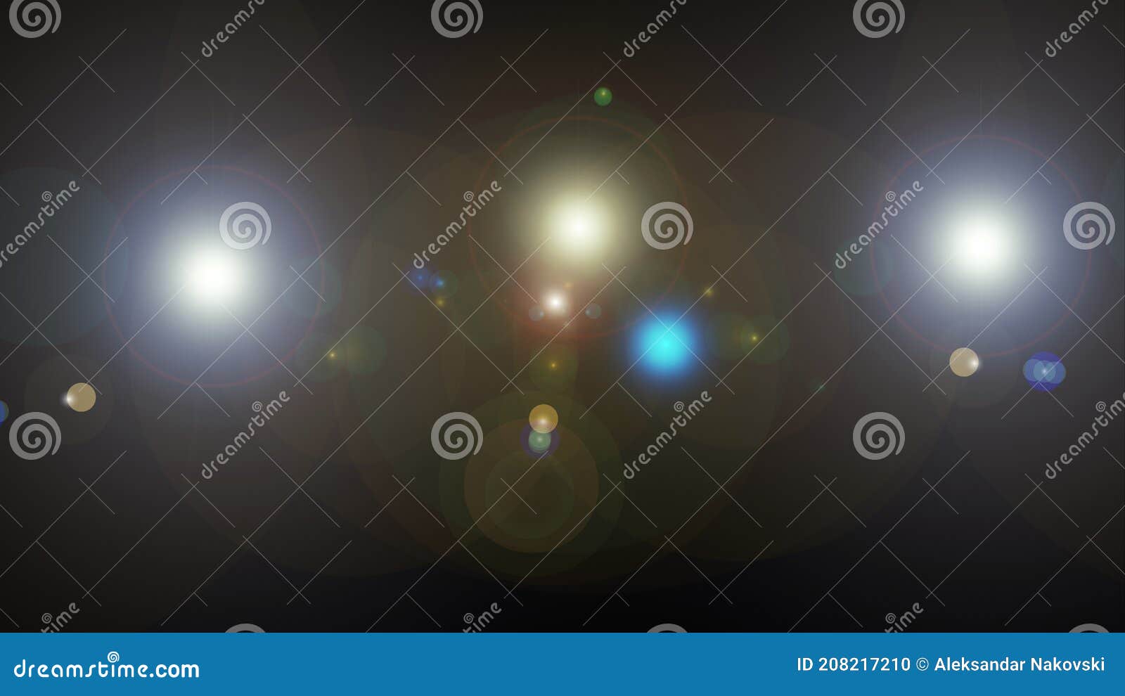 Flash Light Lens Flare Abstract Stock Illustration - Illustration of ...