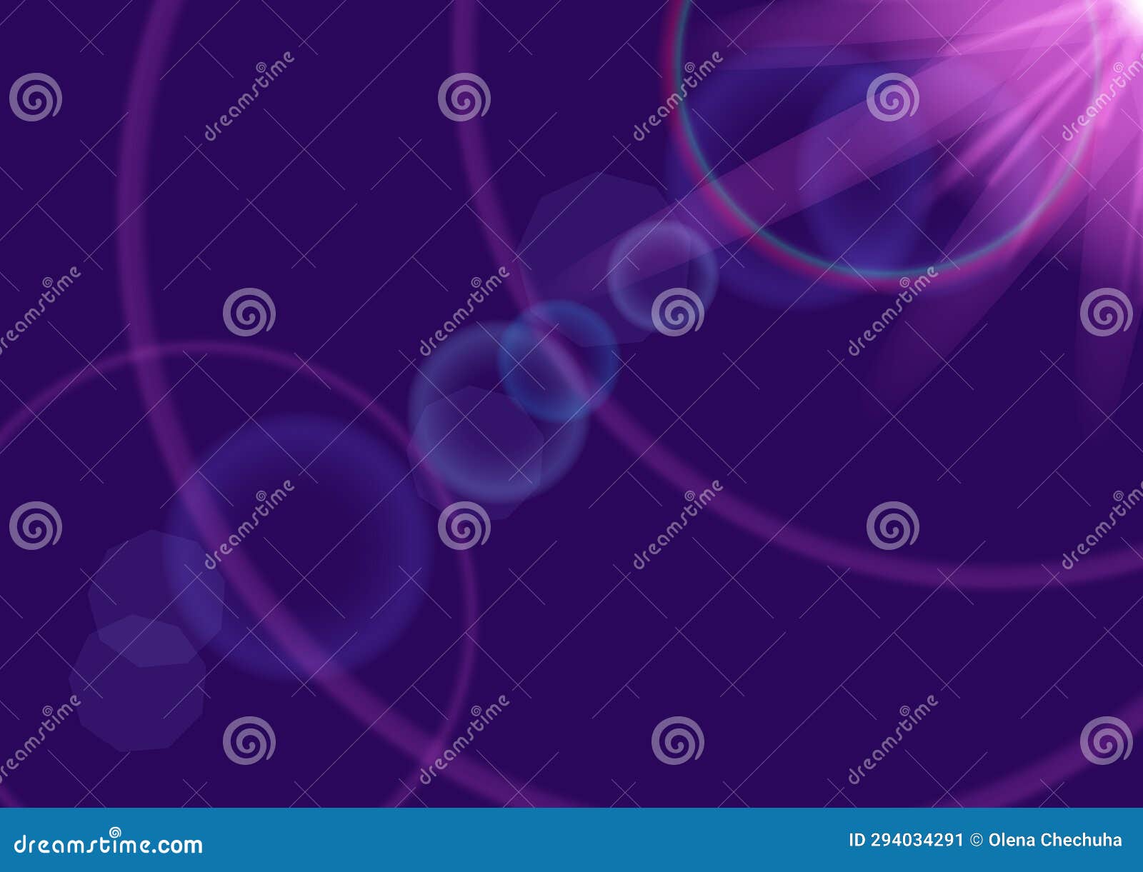 Flash of Light on a Purple Background, Background with Glare Stock ...