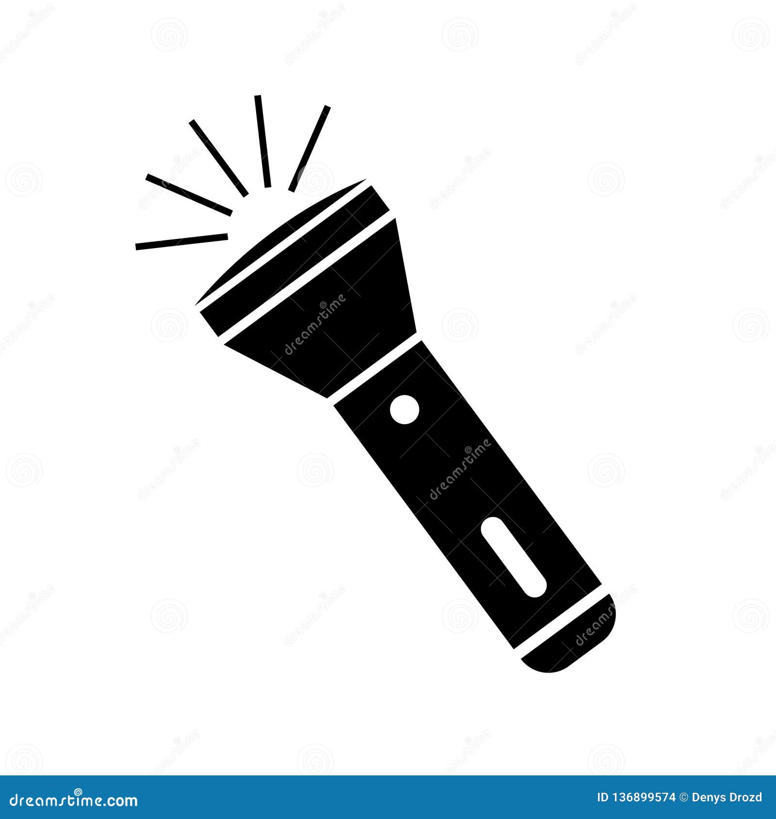 Flash Light Vector Icon Illustration Stock Vector - Illustration of ...