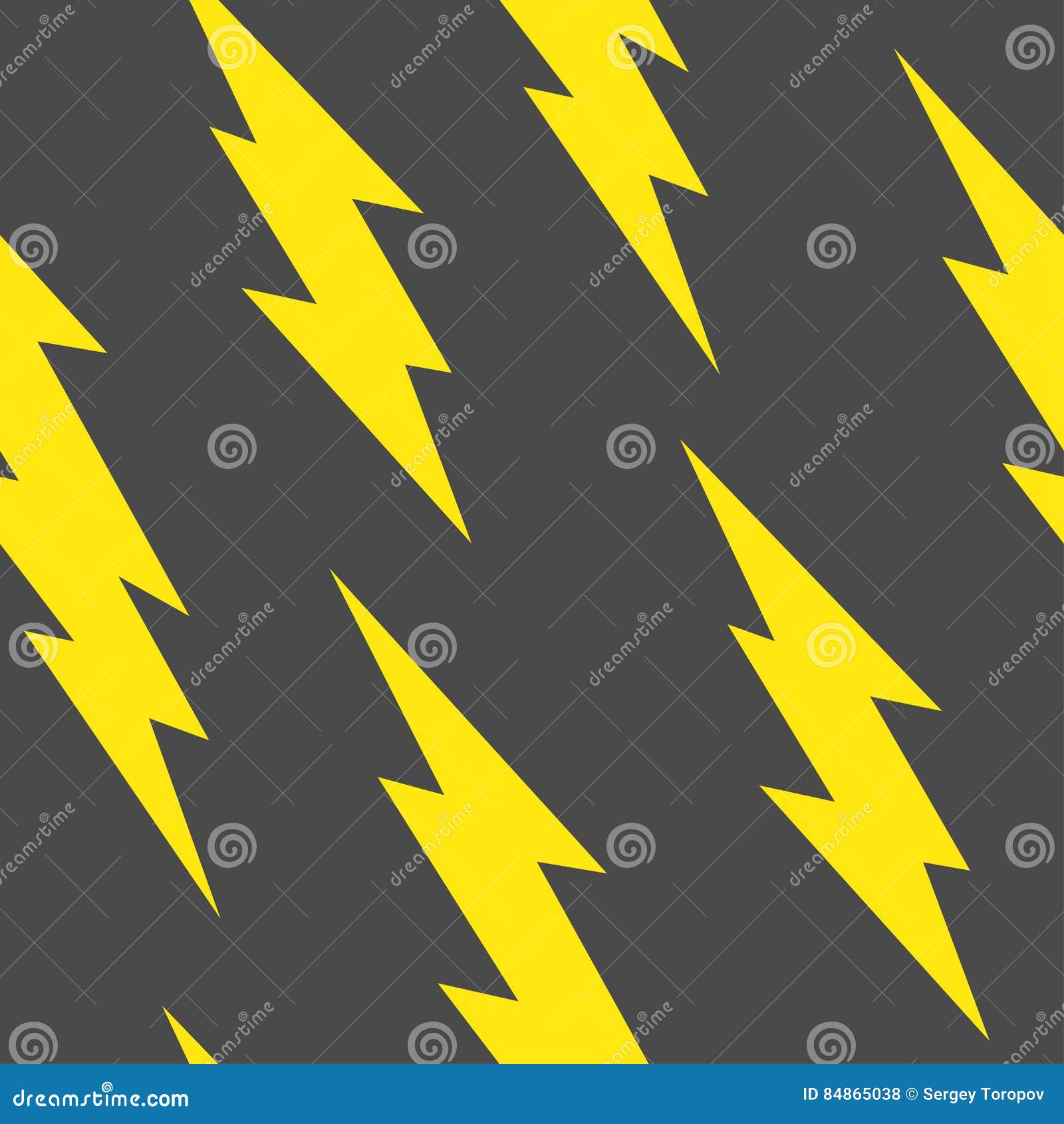 Flash, Lightning Bolt Seamless Pattern Stock Vector - Illustration of nature, power: 84865038