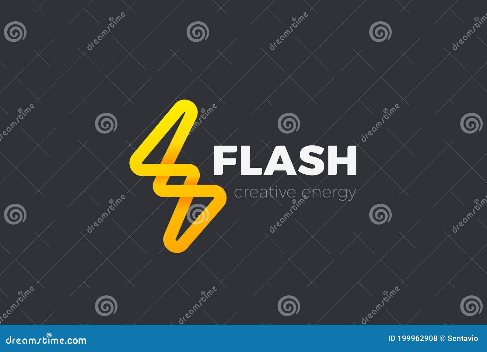 Flash Logo Energy Design Vector Template. Thunderbolt Voltage Electric ...
