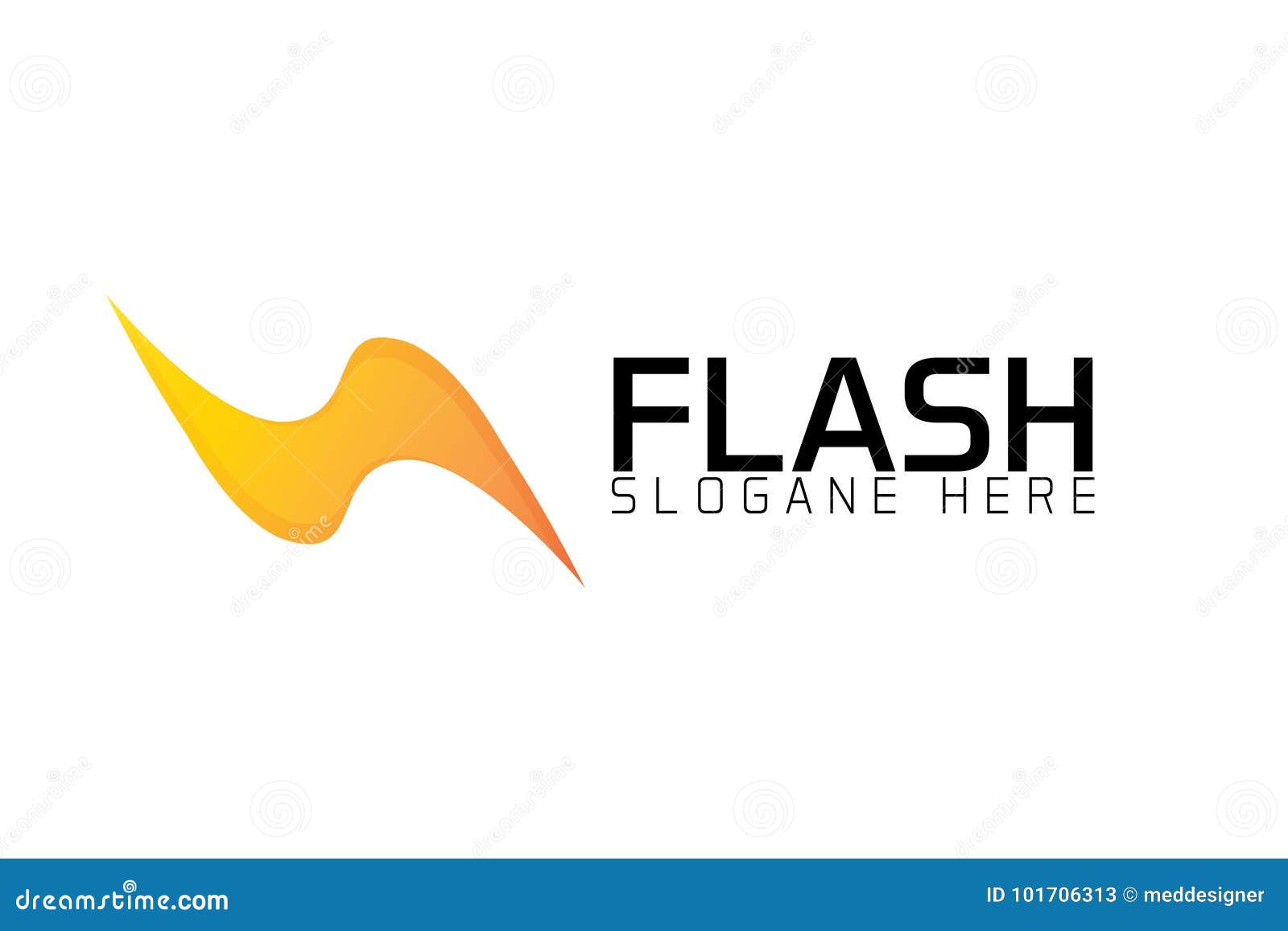 Flash logo stock vector. Illustration of power, electric - 101706313
